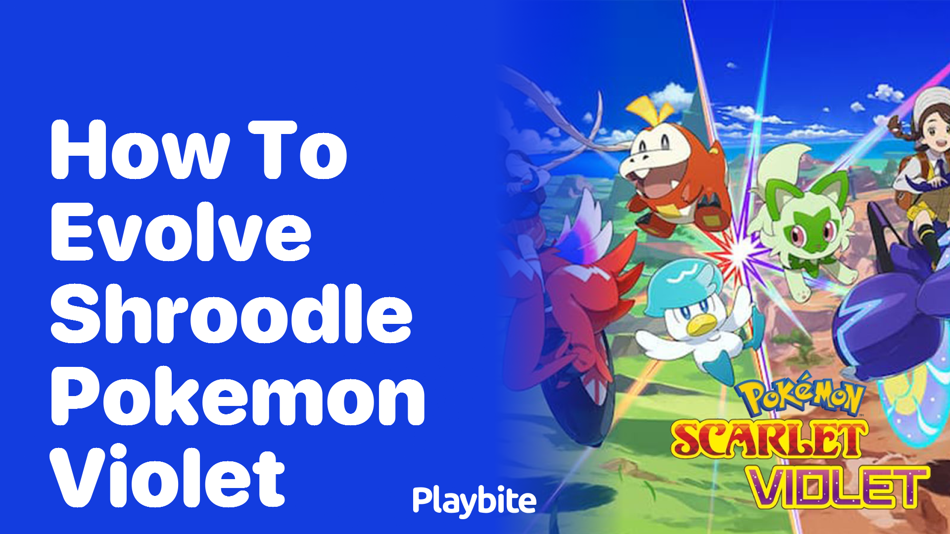 How to Evolve Shroodle in Pokemon Violet - Playbite