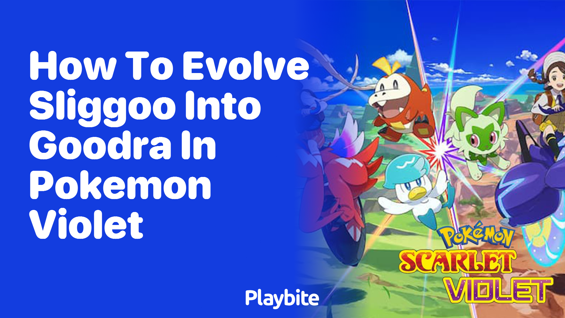 How to evolve Sliggoo into Goodra in Pokemon Violet - Playbite