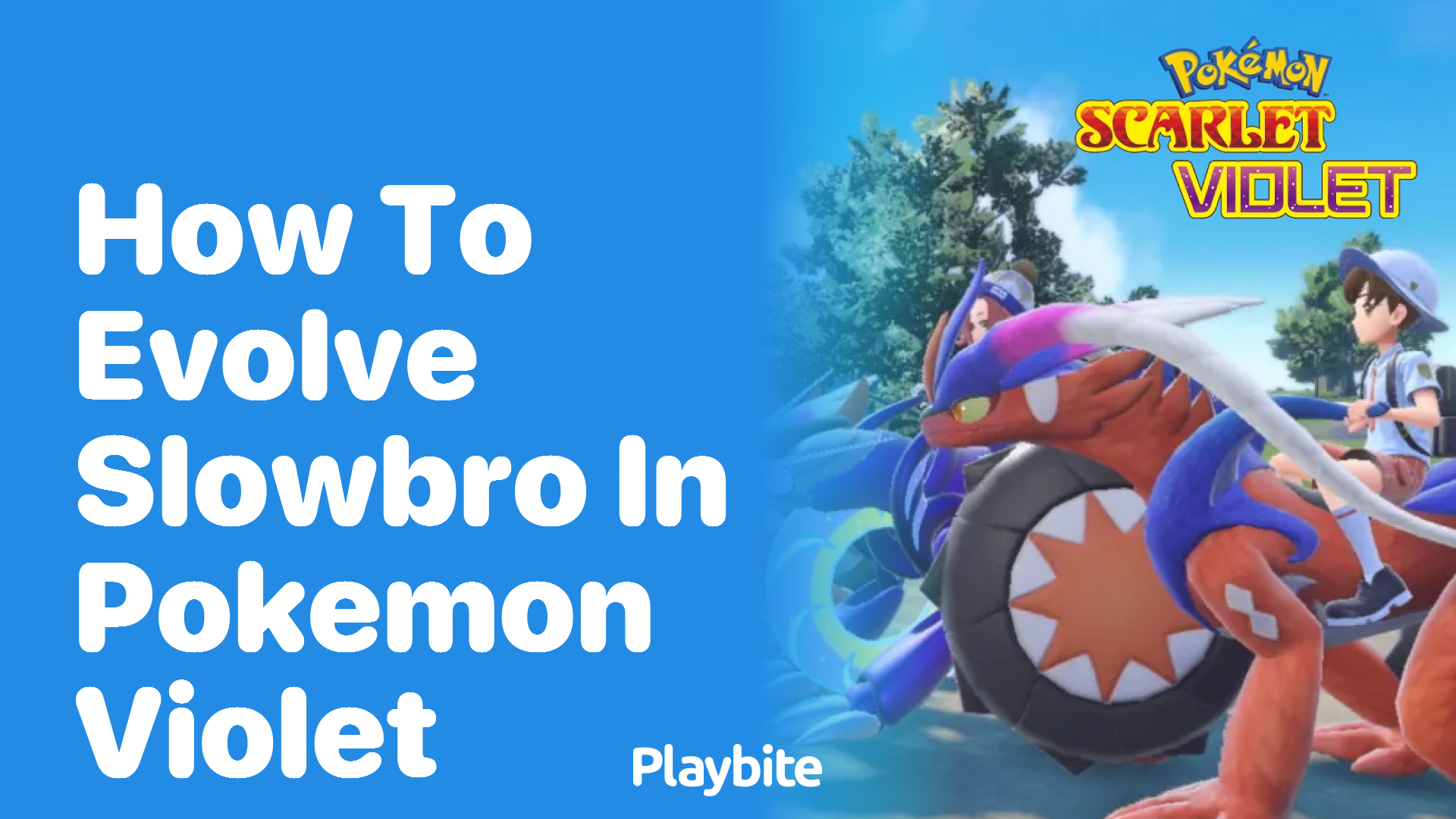 How to Evolve Slowbro in Pokémon Violet - Playbite