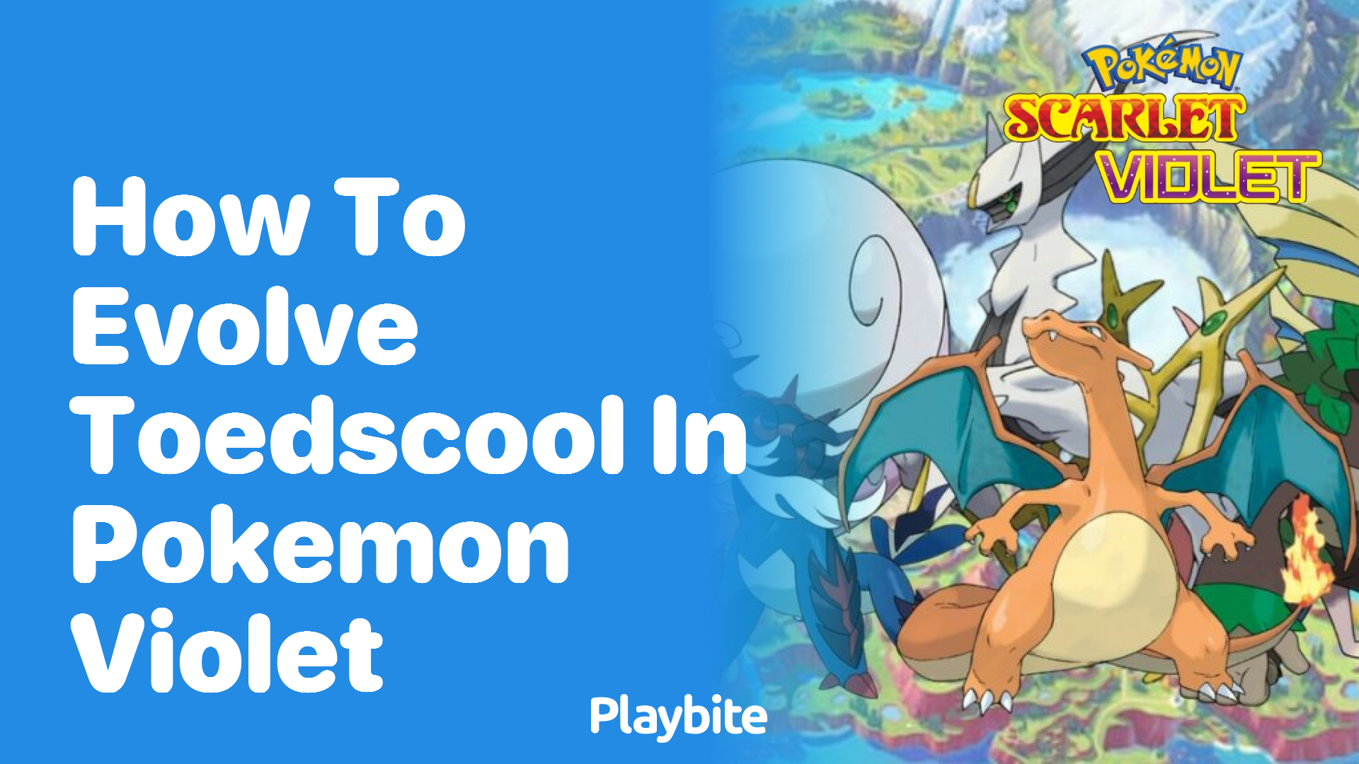 How to evolve Toedscool in Pokemon Violet - Playbite