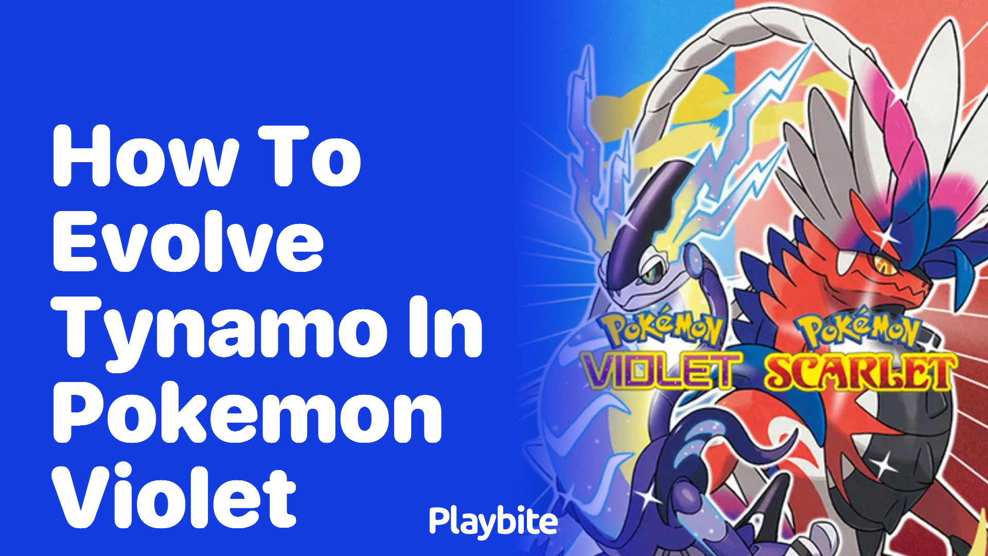 How to Evolve Tynamo in Pokemon Violet - Playbite