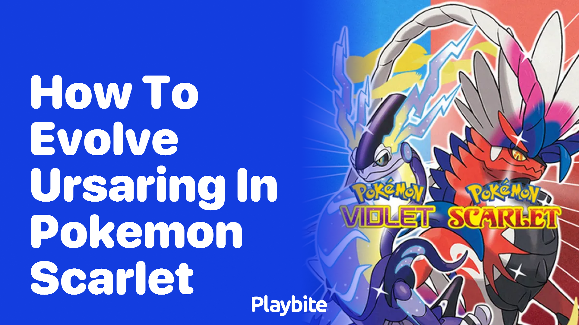 How to evolve Ursaring in Pokemon Scarlet - Playbite