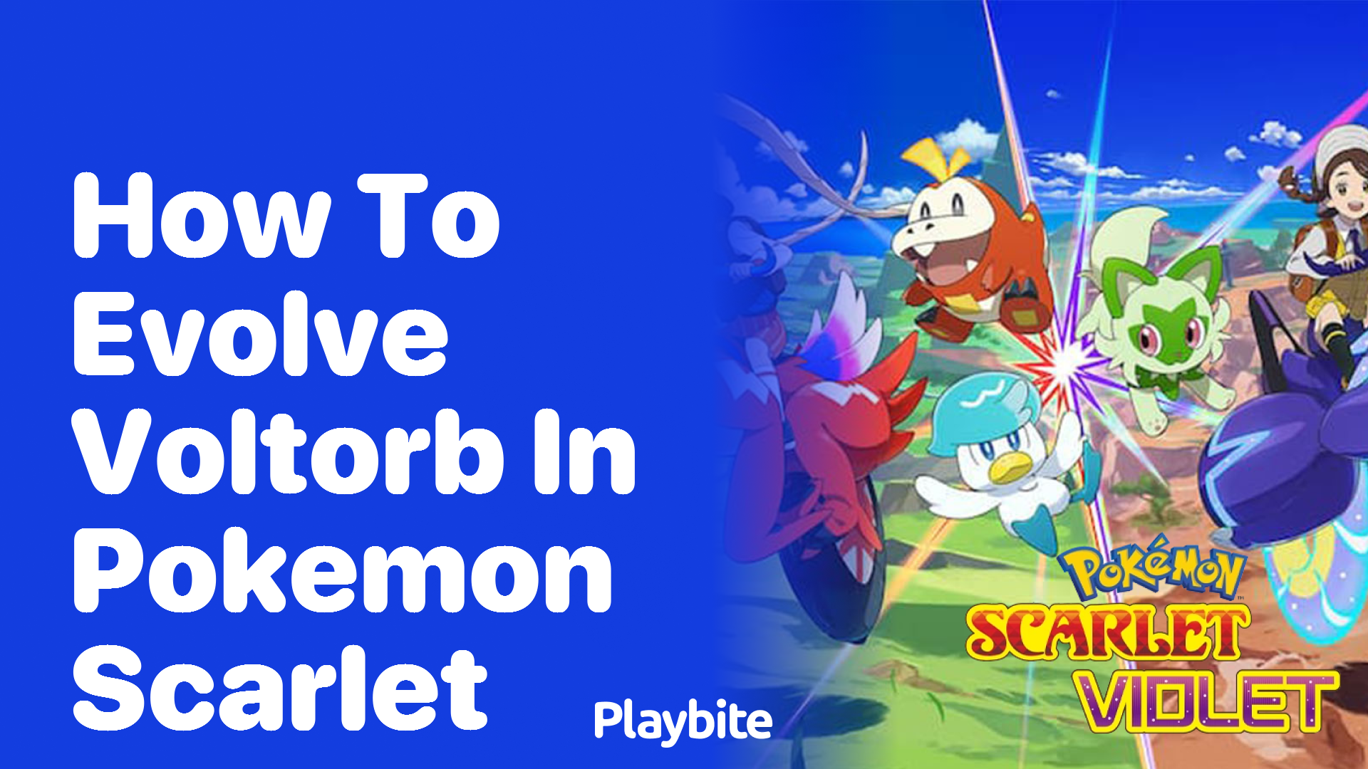 How to evolve Voltorb in Pokemon Scarlet - Playbite