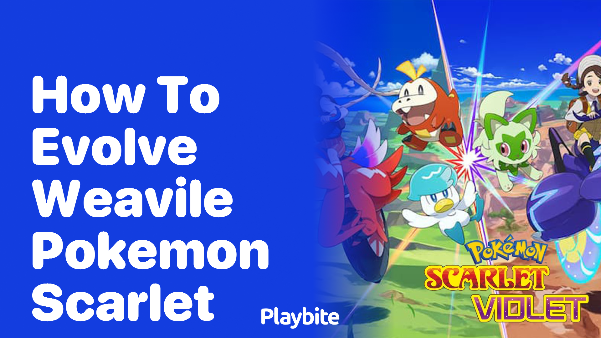 How to evolve Weavile in Pokemon Scarlet - Playbite