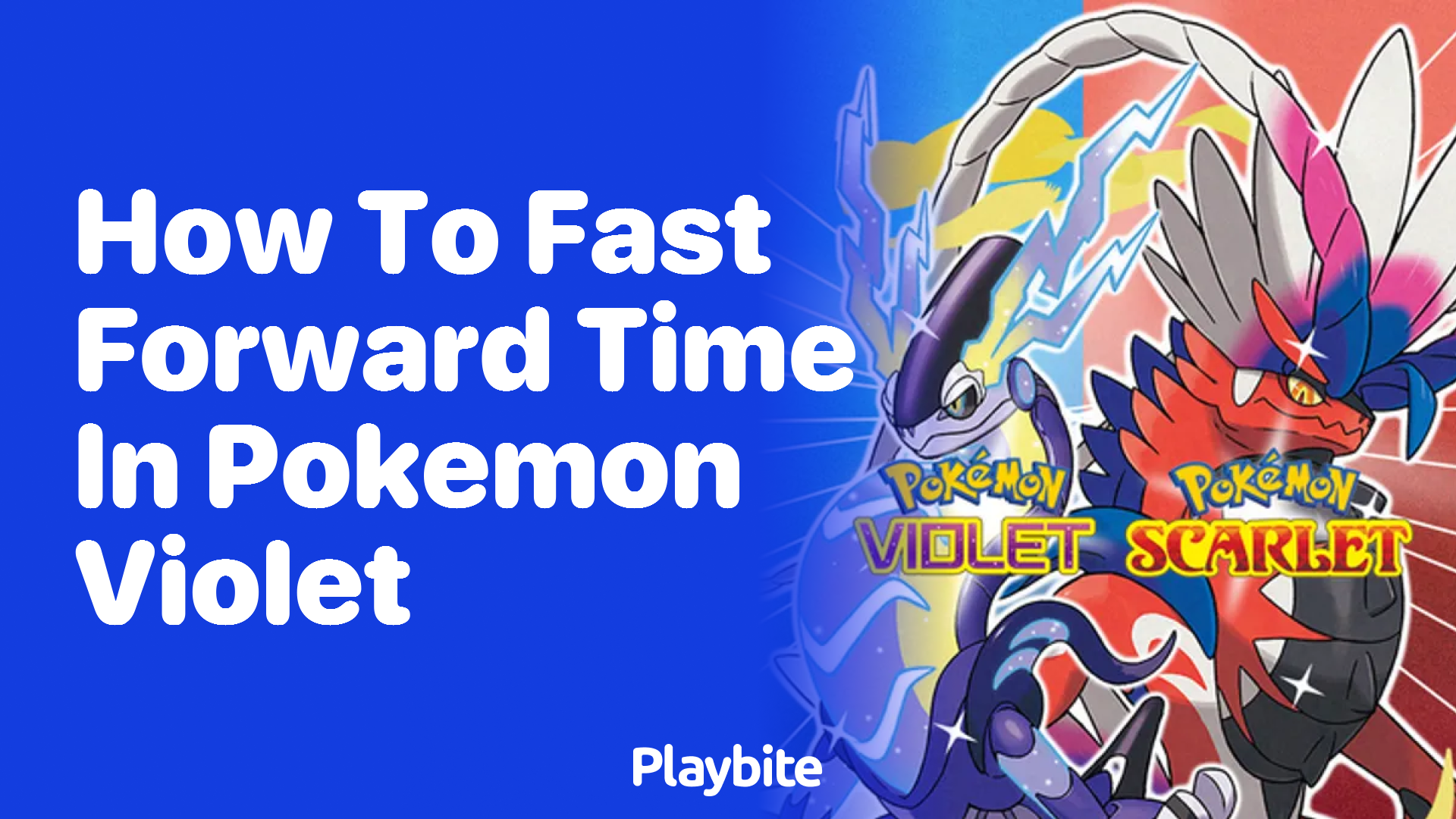 How to fast forward time in Pokemon Violet - Playbite