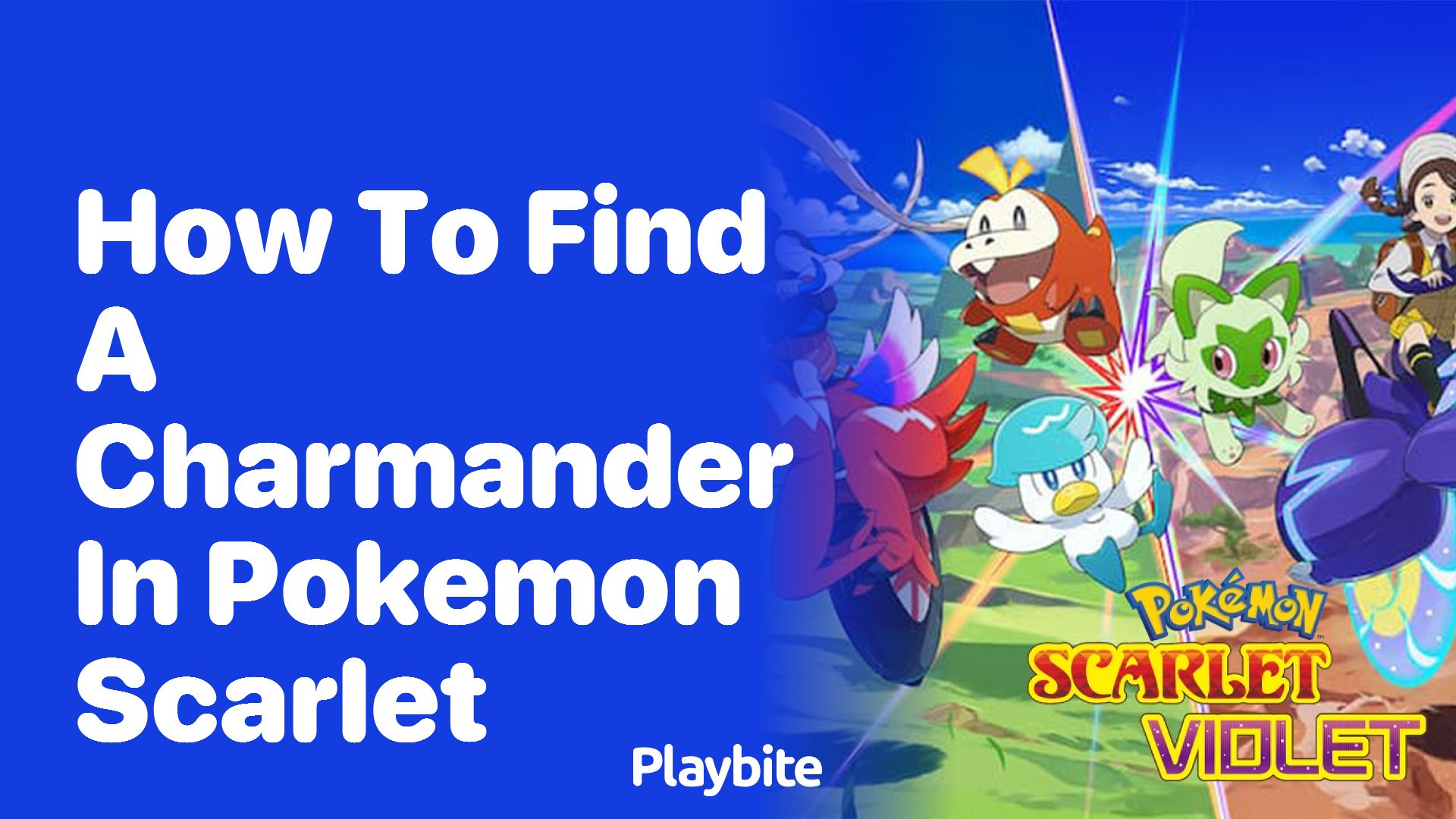 How to find a Charmander in Pokemon Scarlet - Playbite