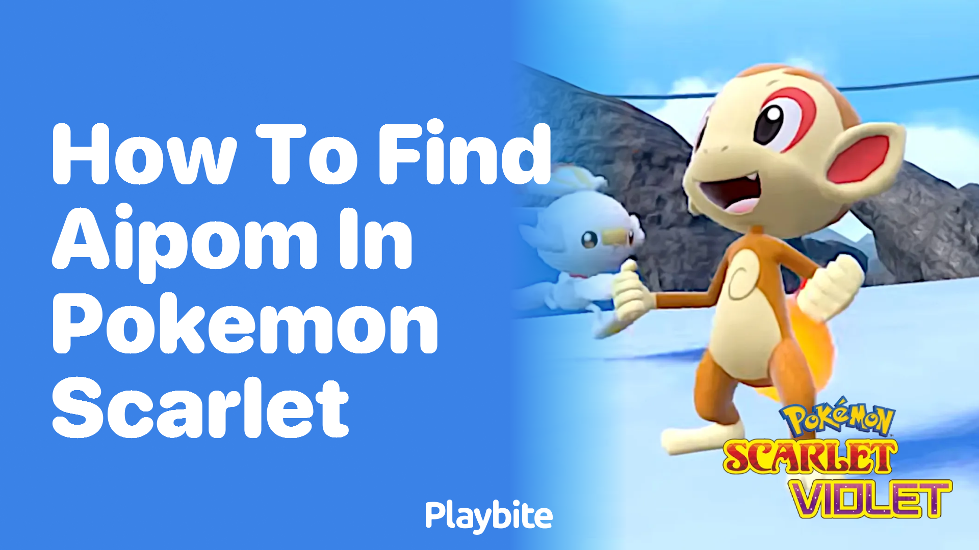 How to find Aipom in Pokemon Scarlet - Playbite