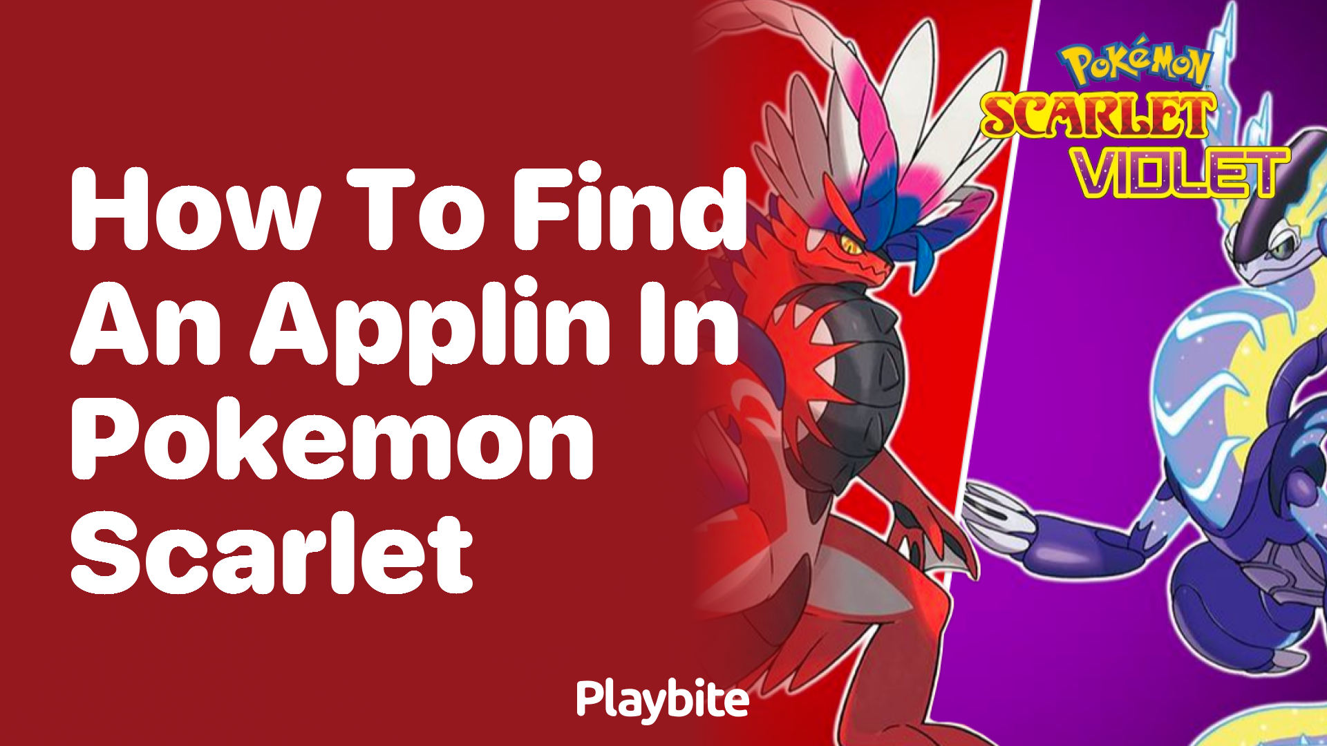 How to Find an Applin in Pokemon Scarlet - Playbite