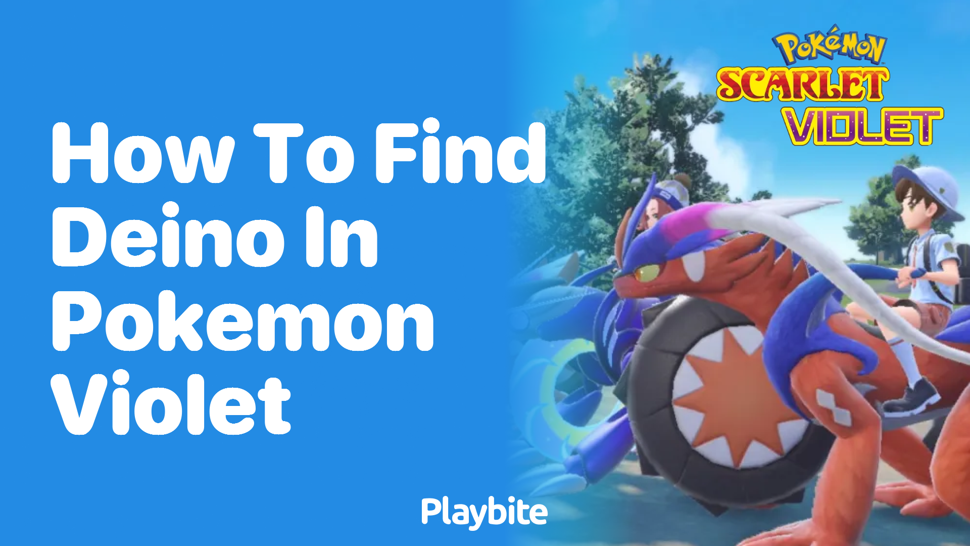 How to Find Deino in Pokemon Violet - Playbite