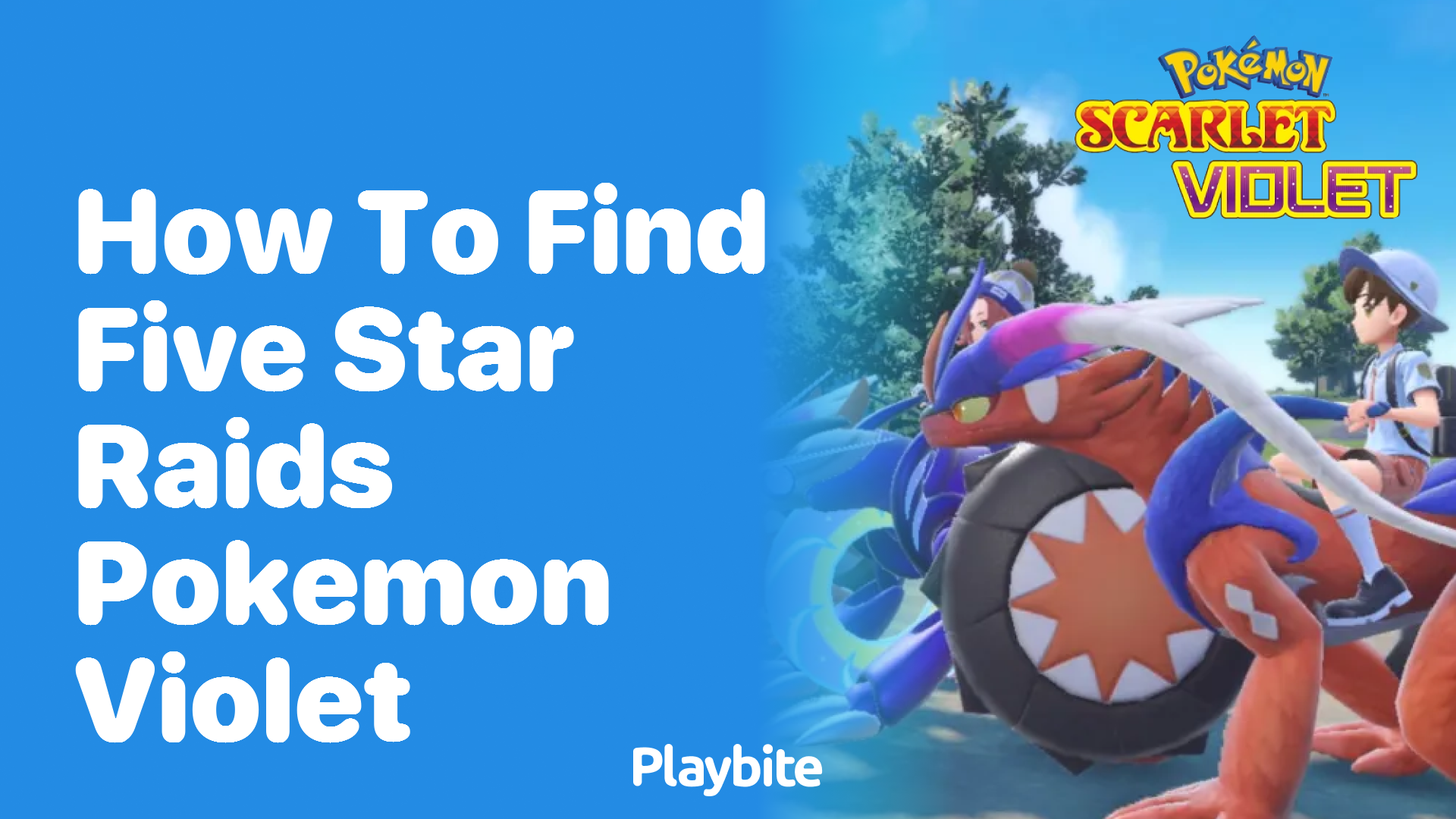How to Find Five Star Raids in Pokemon Violet - Playbite