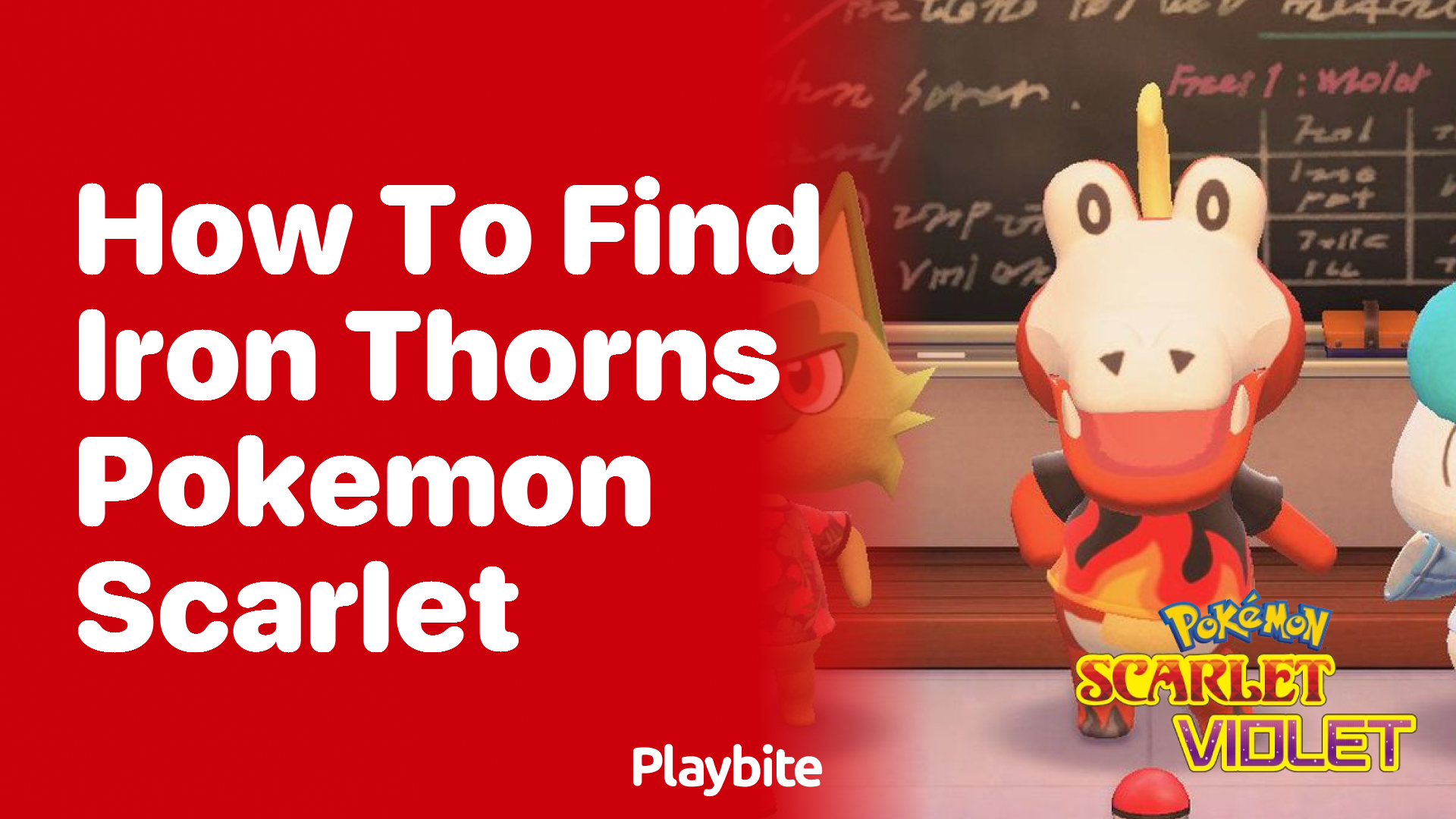 How to find Iron Thorns in Pokémon Scarlet - Playbite