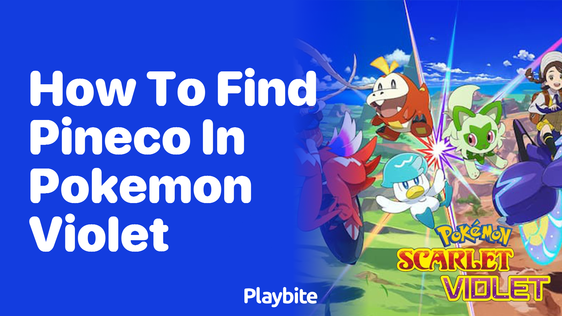 How to find Pineco in Pokemon Violet - Playbite