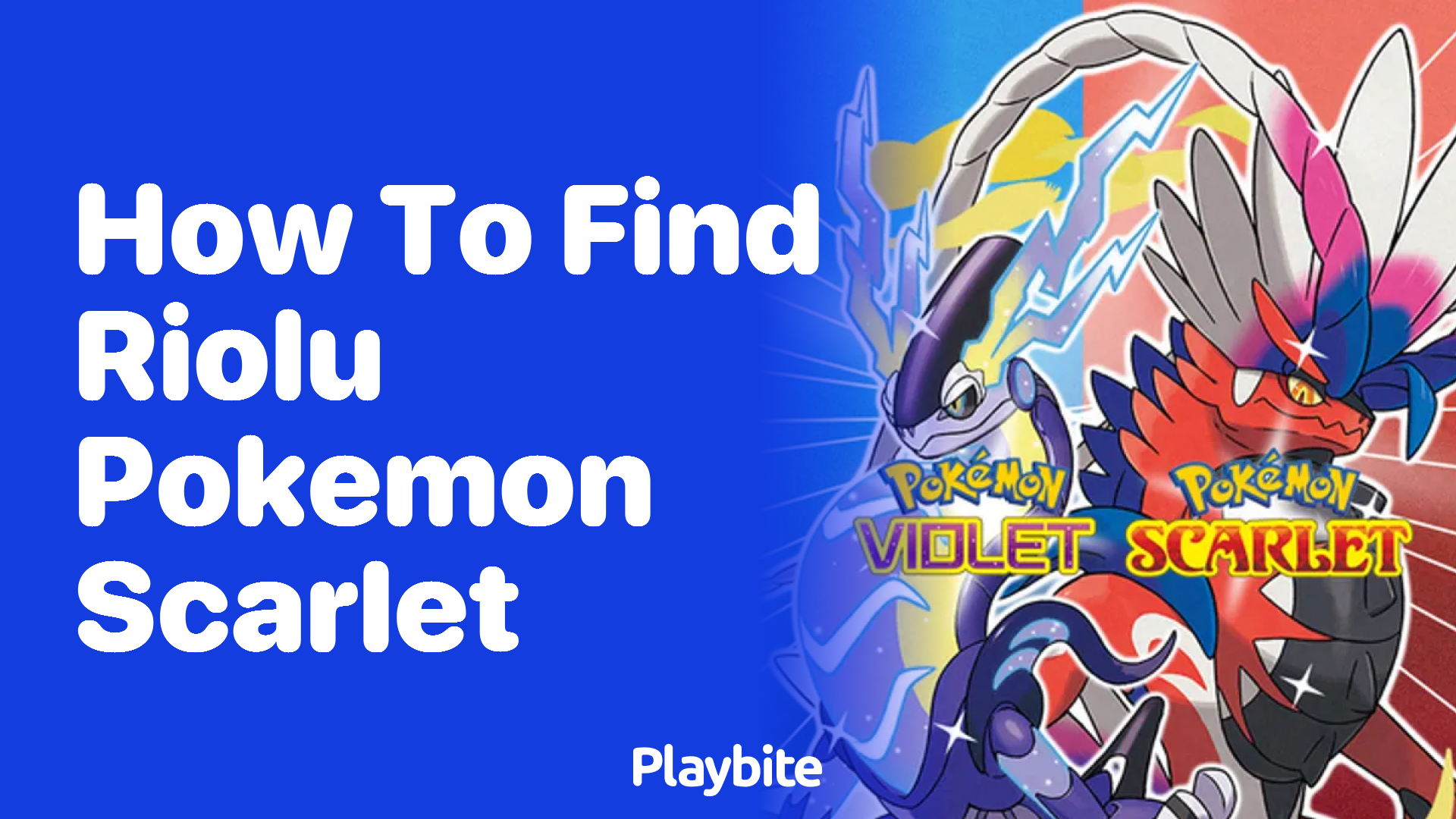 How to Find Riolu in Pokemon Scarlet - Playbite
