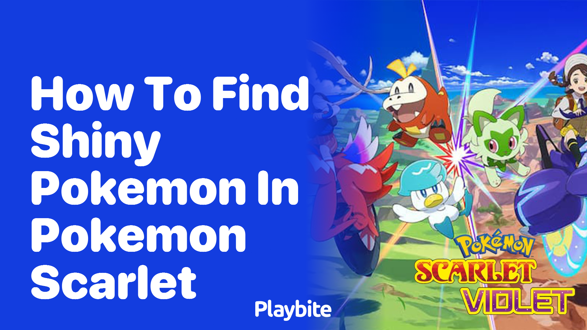 How to find Shiny Pokémon in Pokémon Scarlet - Playbite
