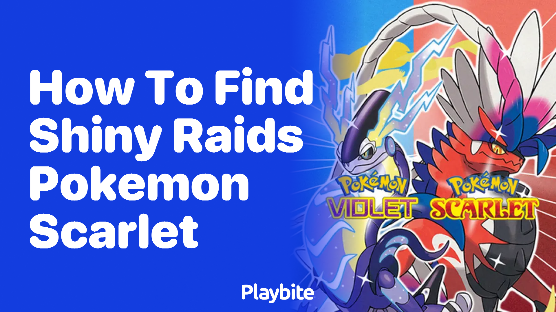 How to find shiny raids in Pokemon Scarlet - Playbite