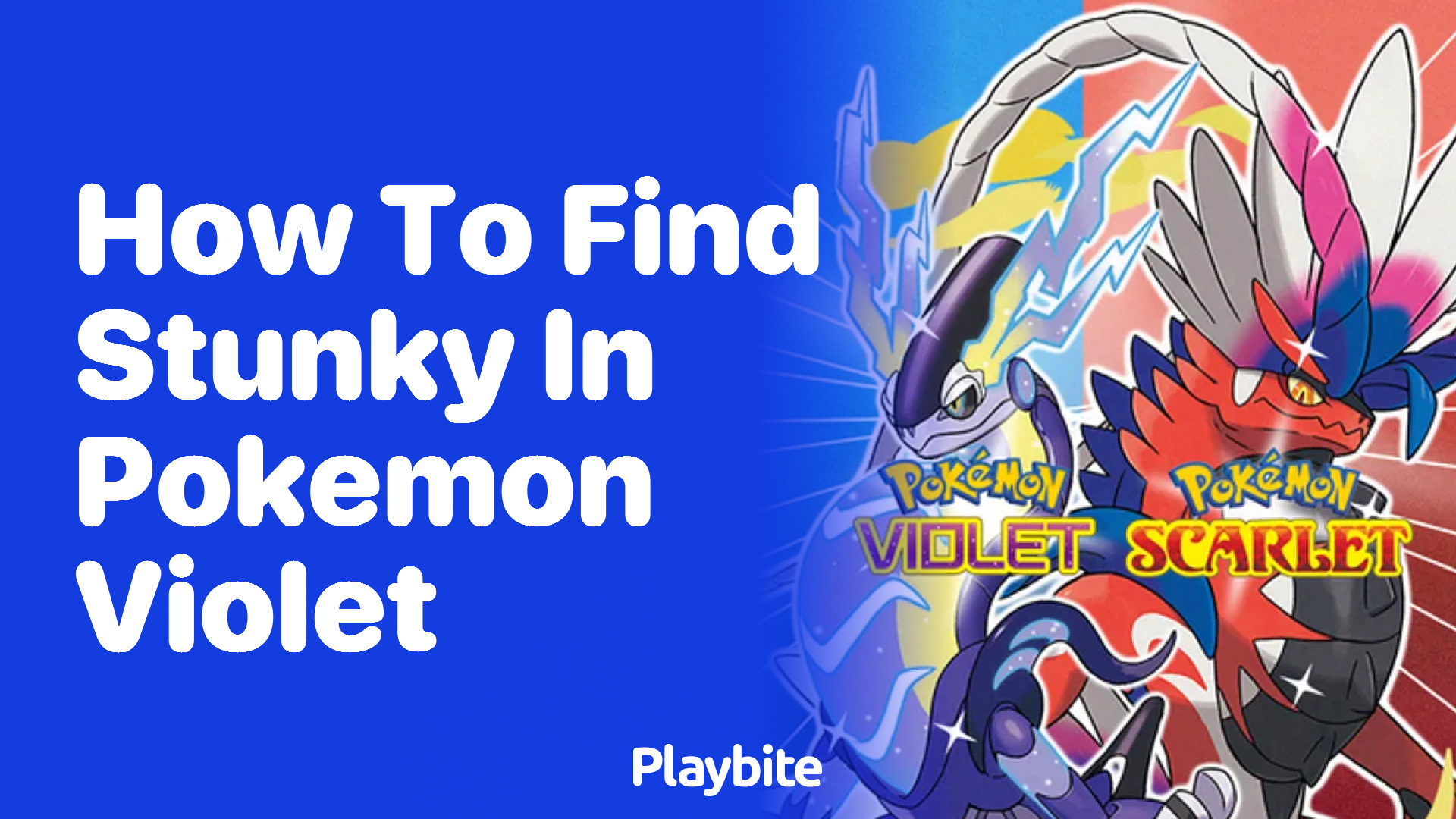 How to Find Stunky in Pokemon Violet - Playbite