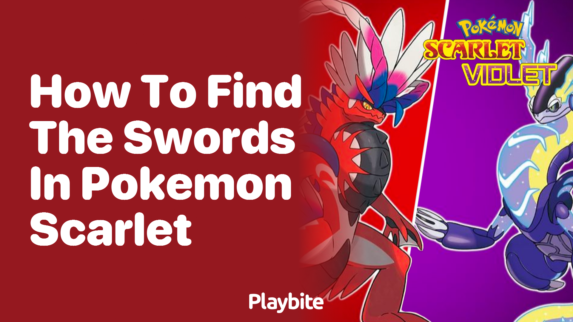 How to Find the Swords in Pokemon Scarlet - Playbite