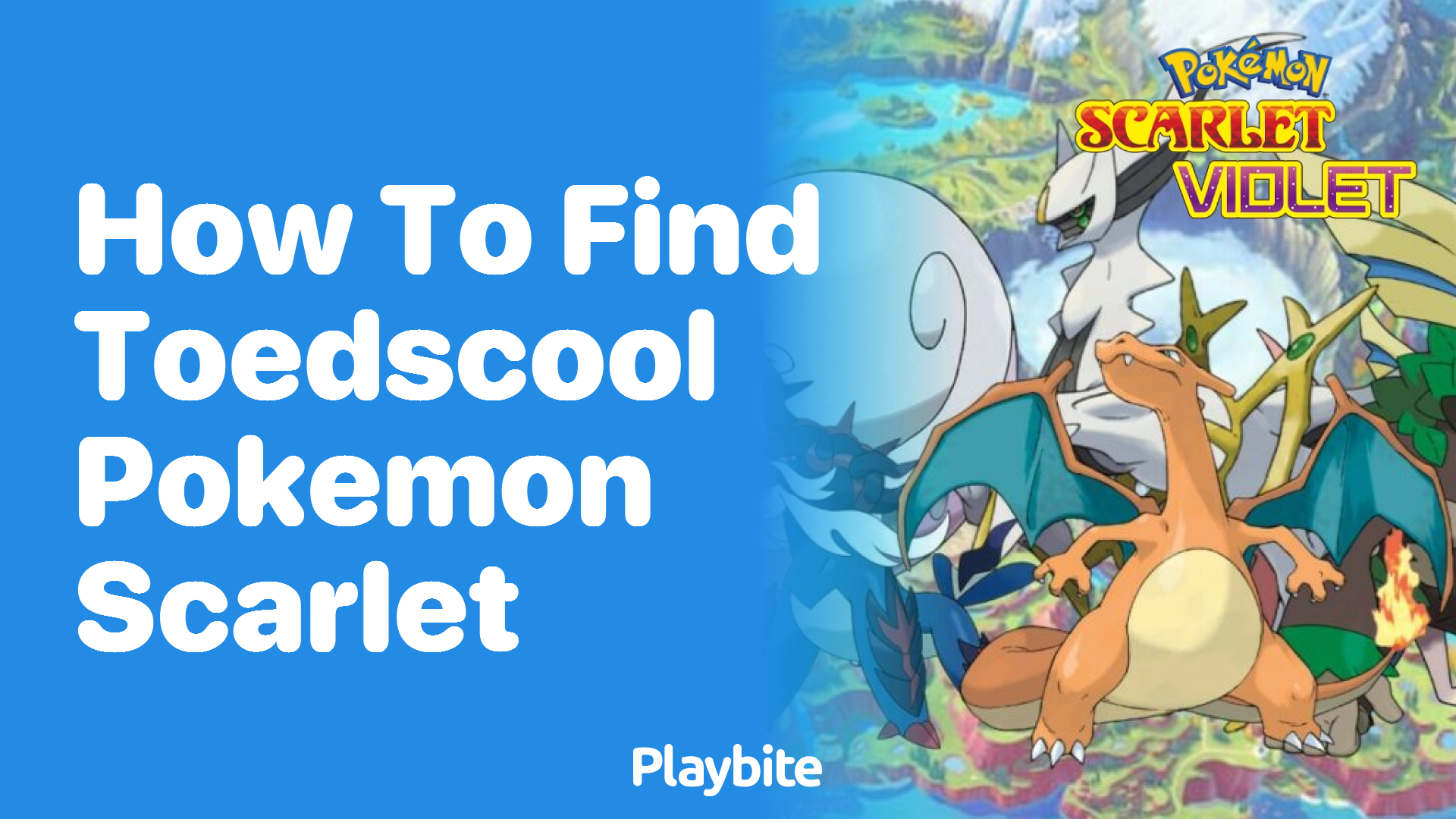 How to find Toedscool in Pokemon Scarlet - Playbite