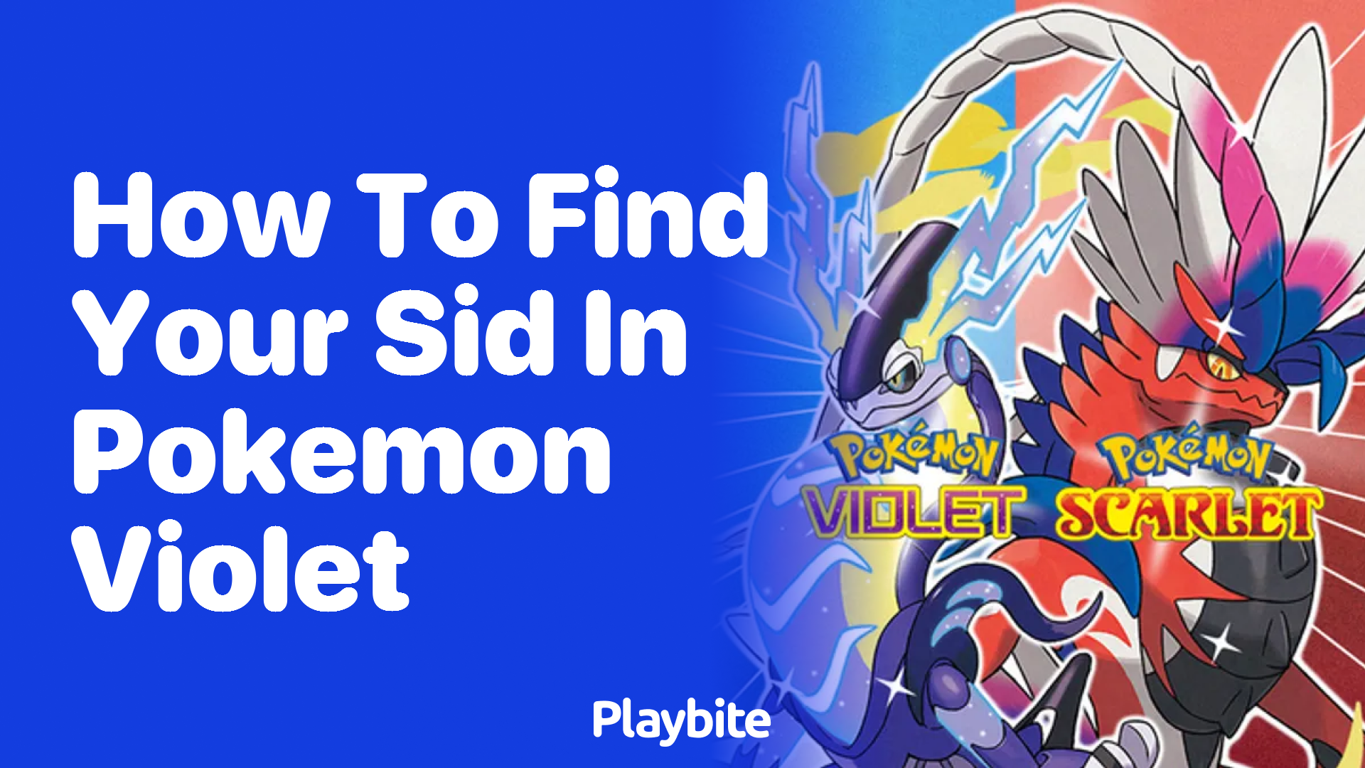How to Find Your SID in Pokemon Violet - Playbite