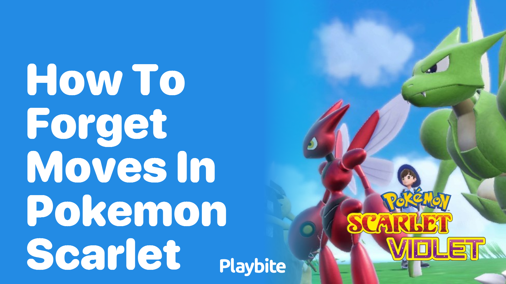 How to forget moves in Pokémon Scarlet - Playbite