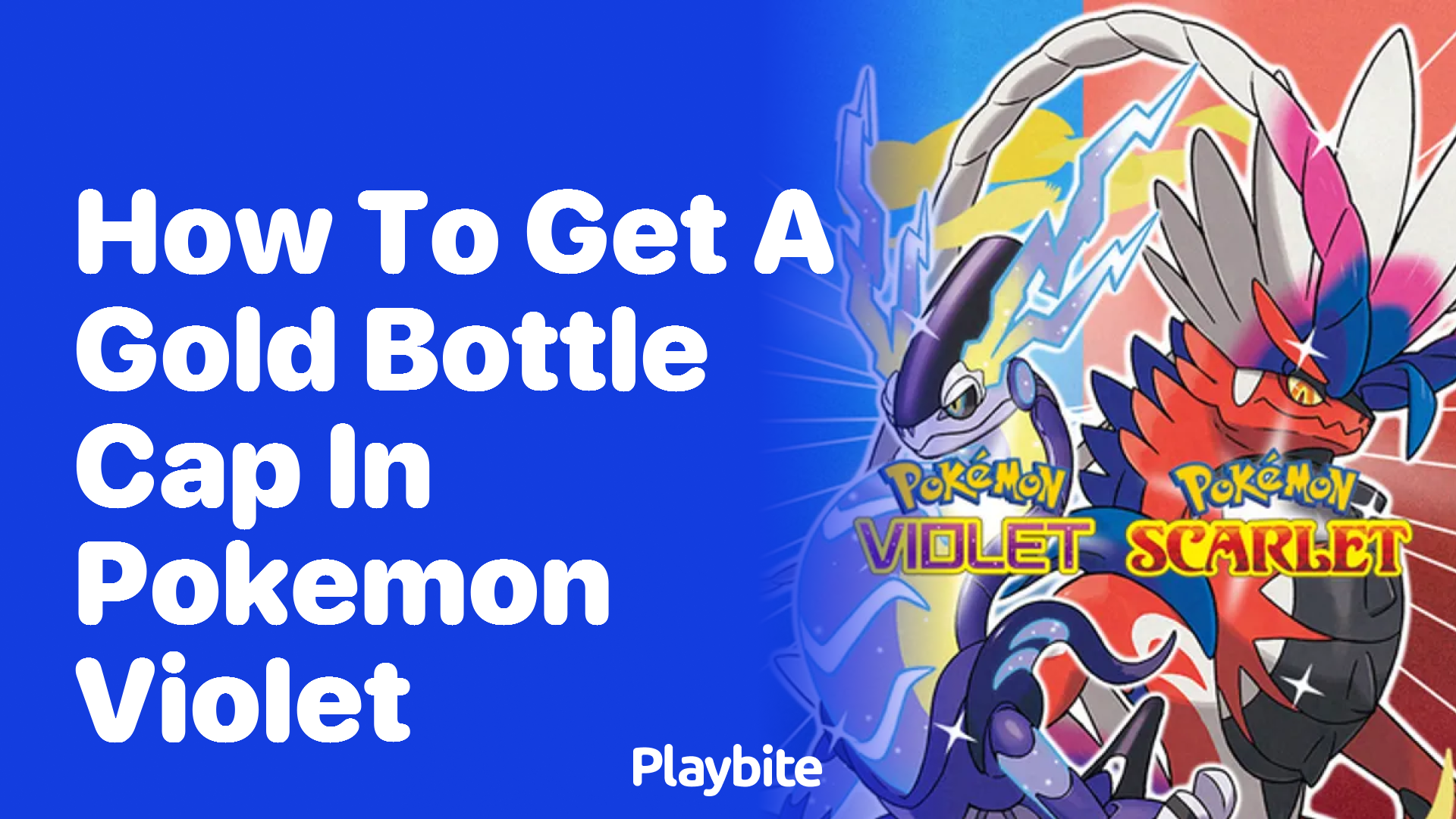How to get a Gold Bottle Cap in Pokemon Violet - Playbite