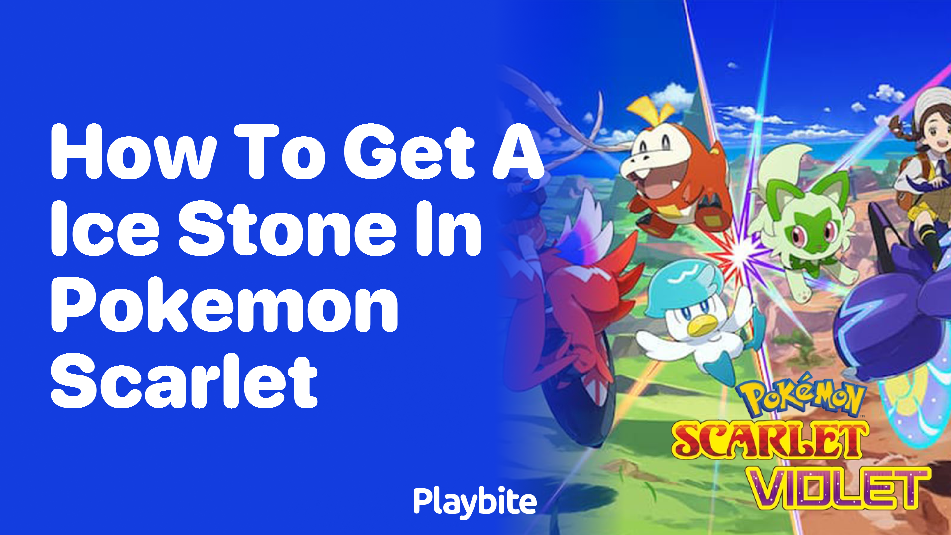 How to Get an Ice Stone in Pokemon Scarlet - Playbite