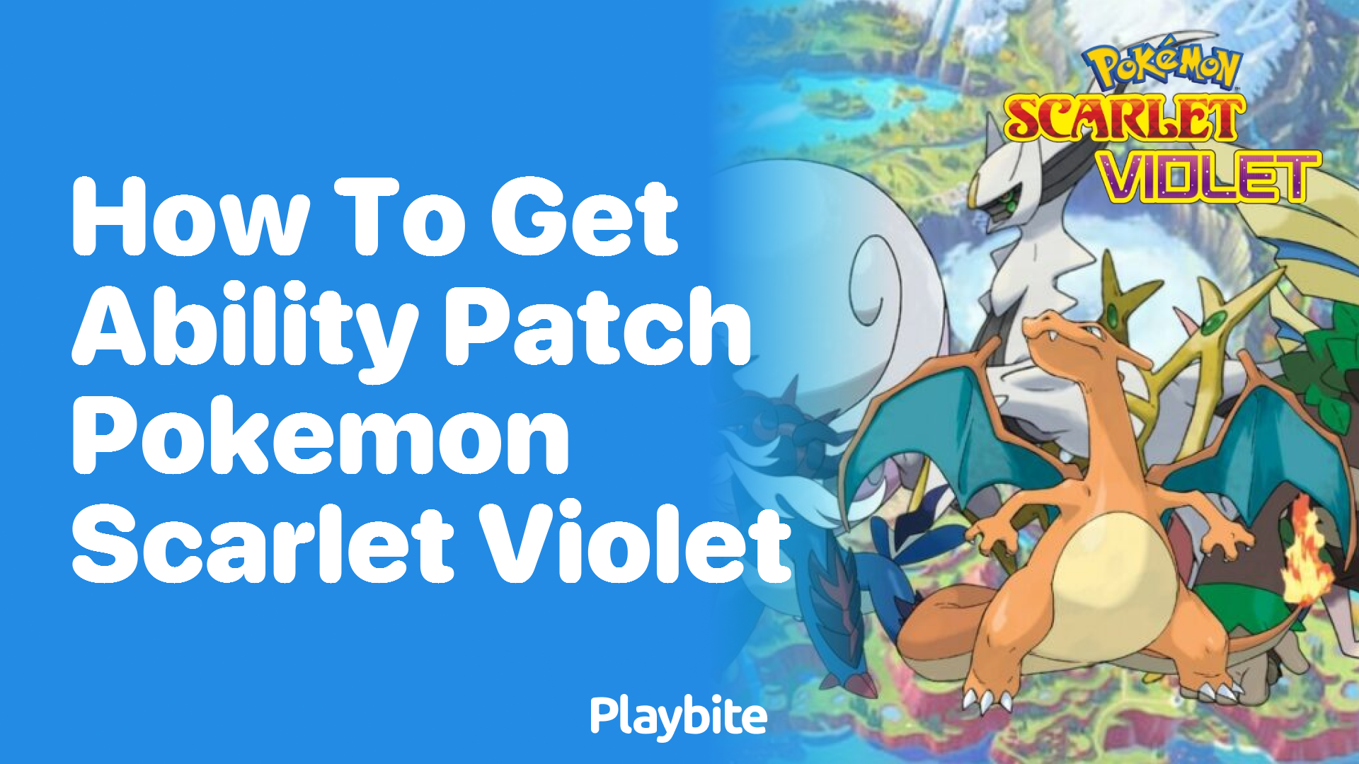 How to get an Ability Patch in Pokemon Scarlet and Violet - Playbite