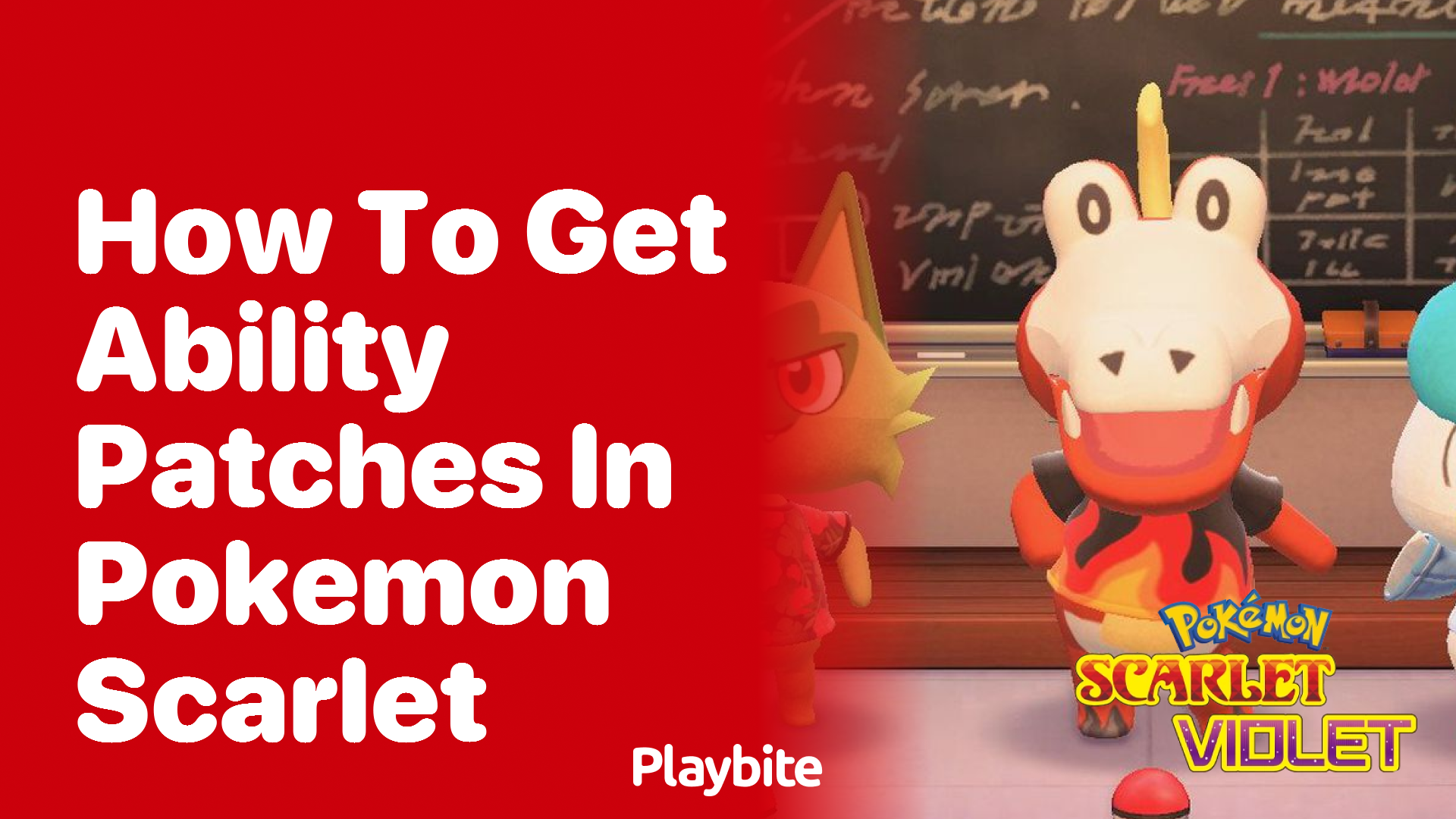 How to Get Ability Patches in Pokemon Scarlet - Playbite