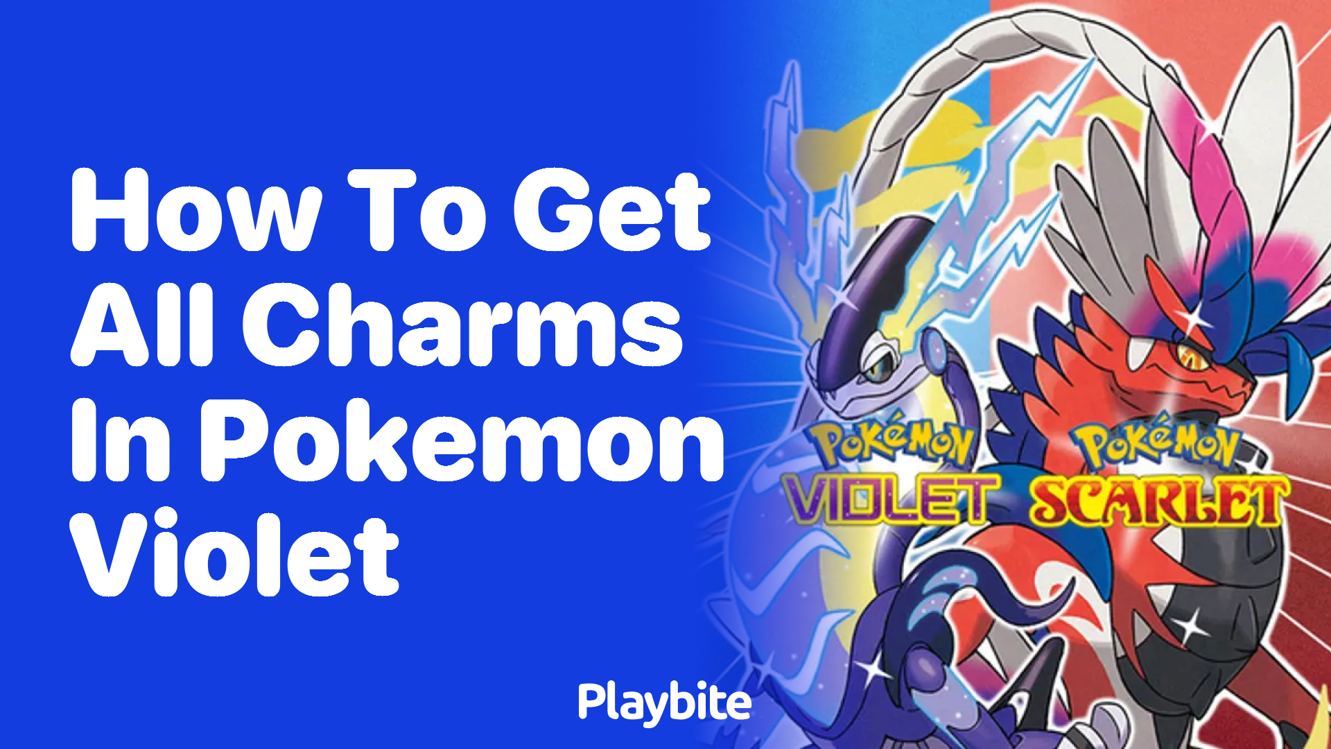 How to get all charms in Pokemon Violet - Playbite