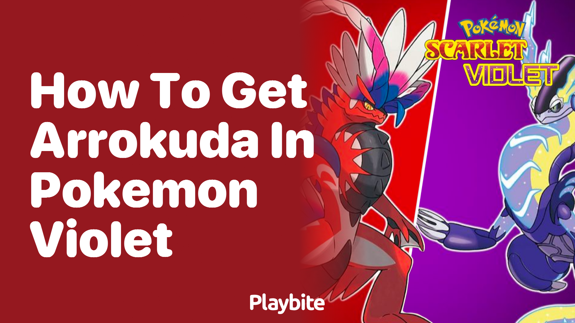 How to get Arrokuda in Pokemon Violet - Playbite