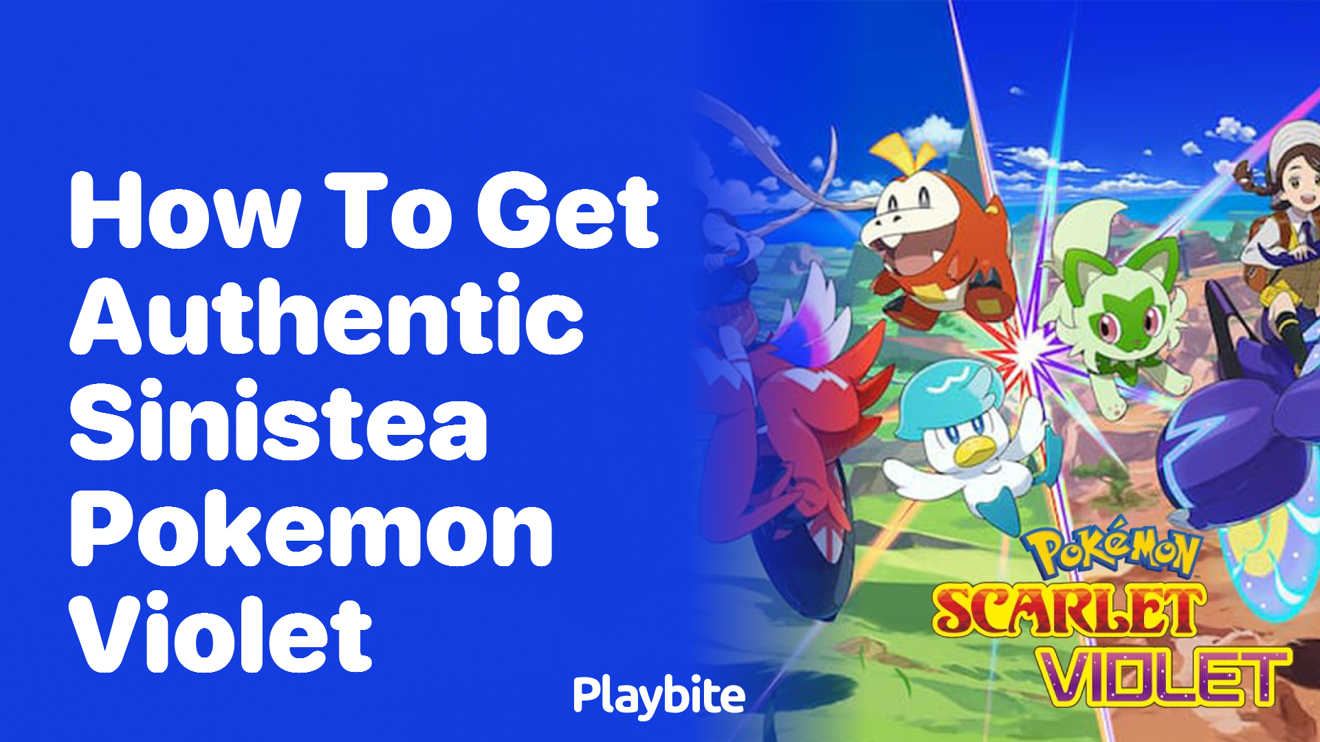 How to get an authentic Sinistea in Pokemon Violet - Playbite
