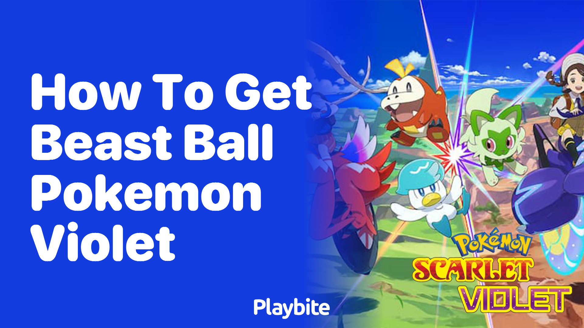 How to get a Beast Ball in Pokémon Violet - Playbite