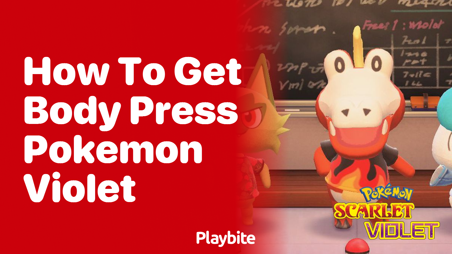 How to get Body Press in Pokemon Violet - Playbite