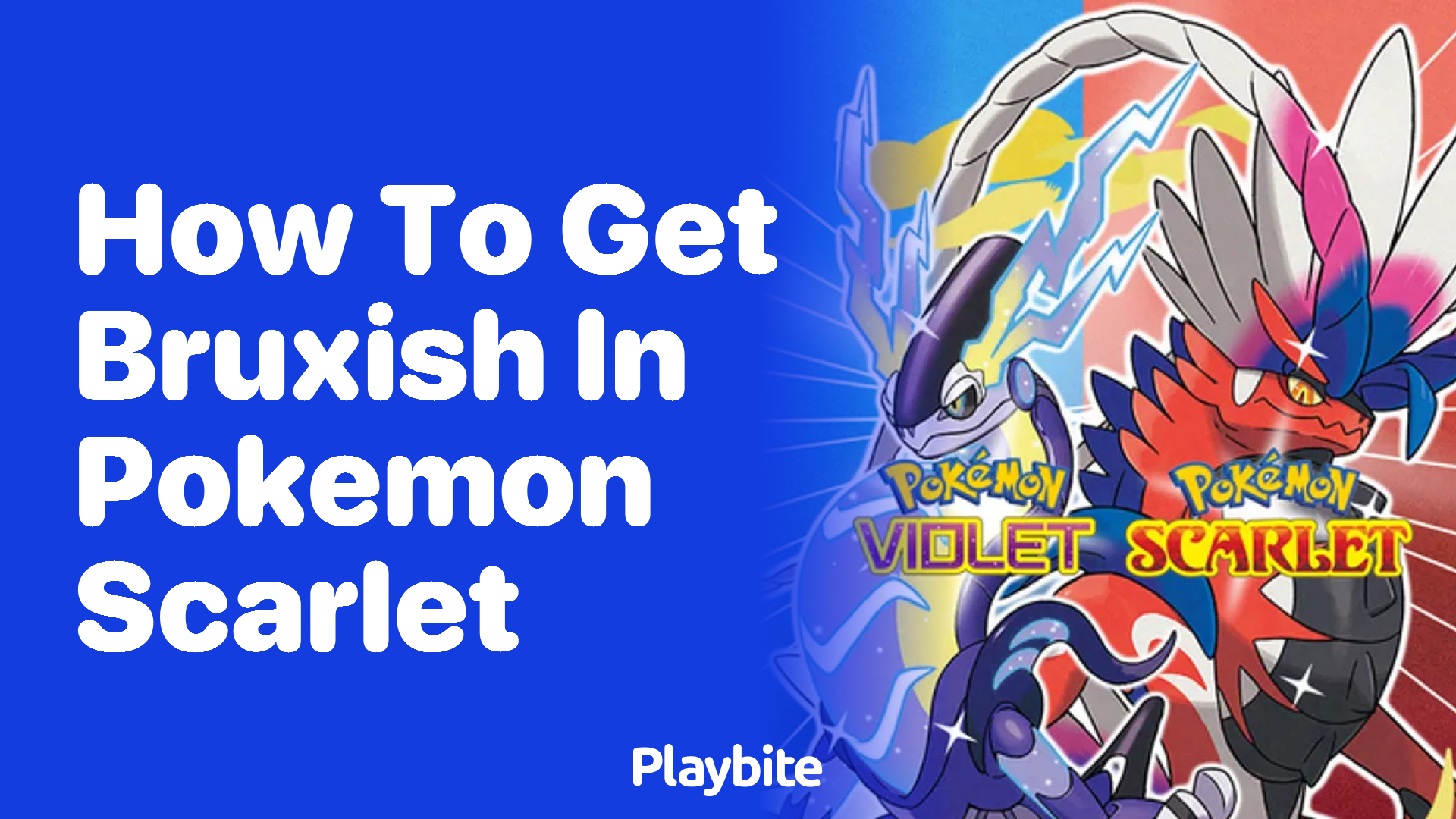 How to Get Bruxish in Pokemon Scarlet - Playbite