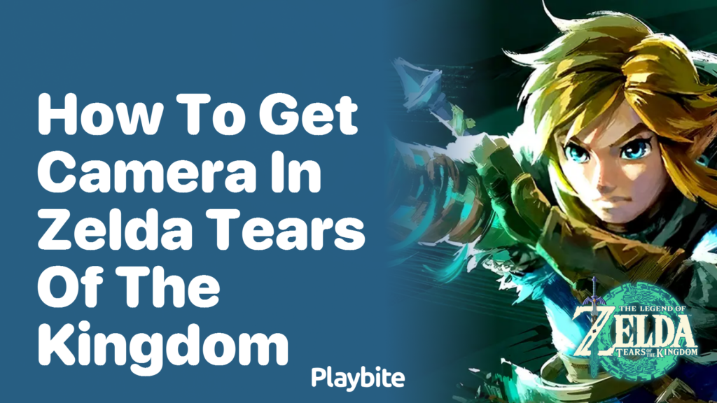 How to Get the Camera in Zelda: Tears of the Kingdom - Playbite