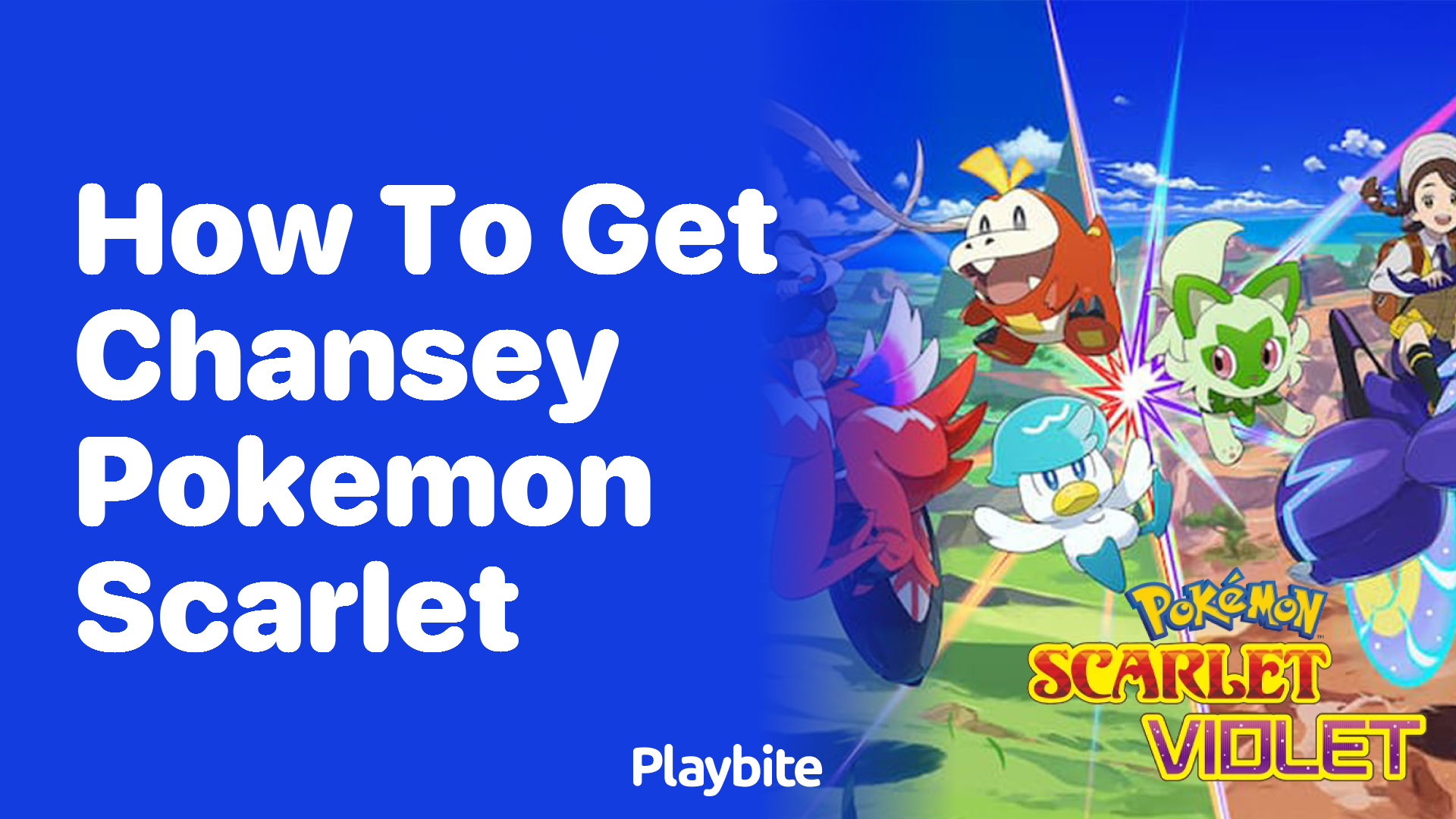 How to Get Chansey in Pokemon Scarlet - Playbite