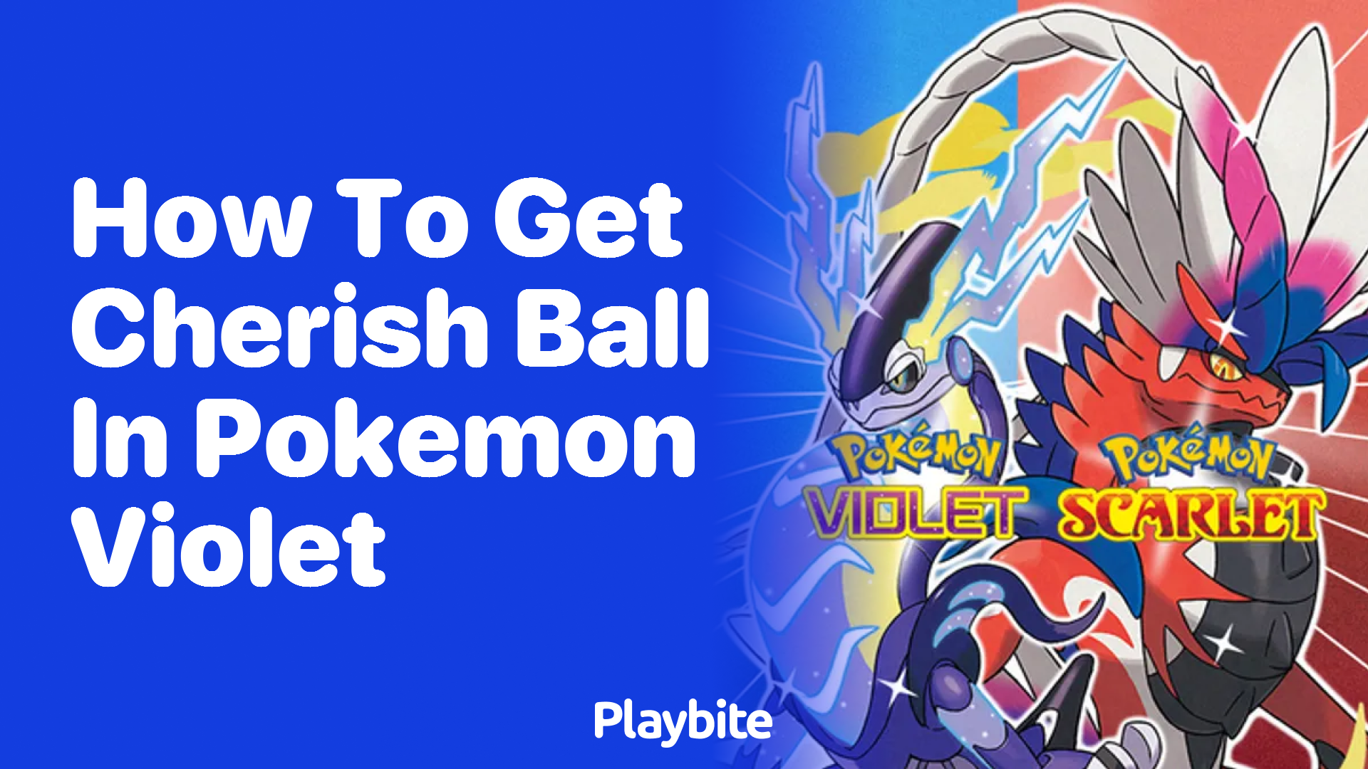 How to Get Cherish Ball in Pokemon Violet - Playbite
