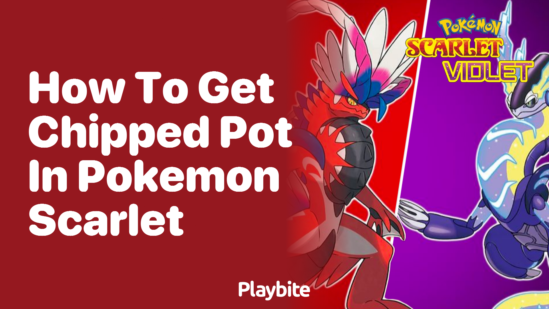 How to get a Chipped Pot in Pokémon Scarlet - Playbite