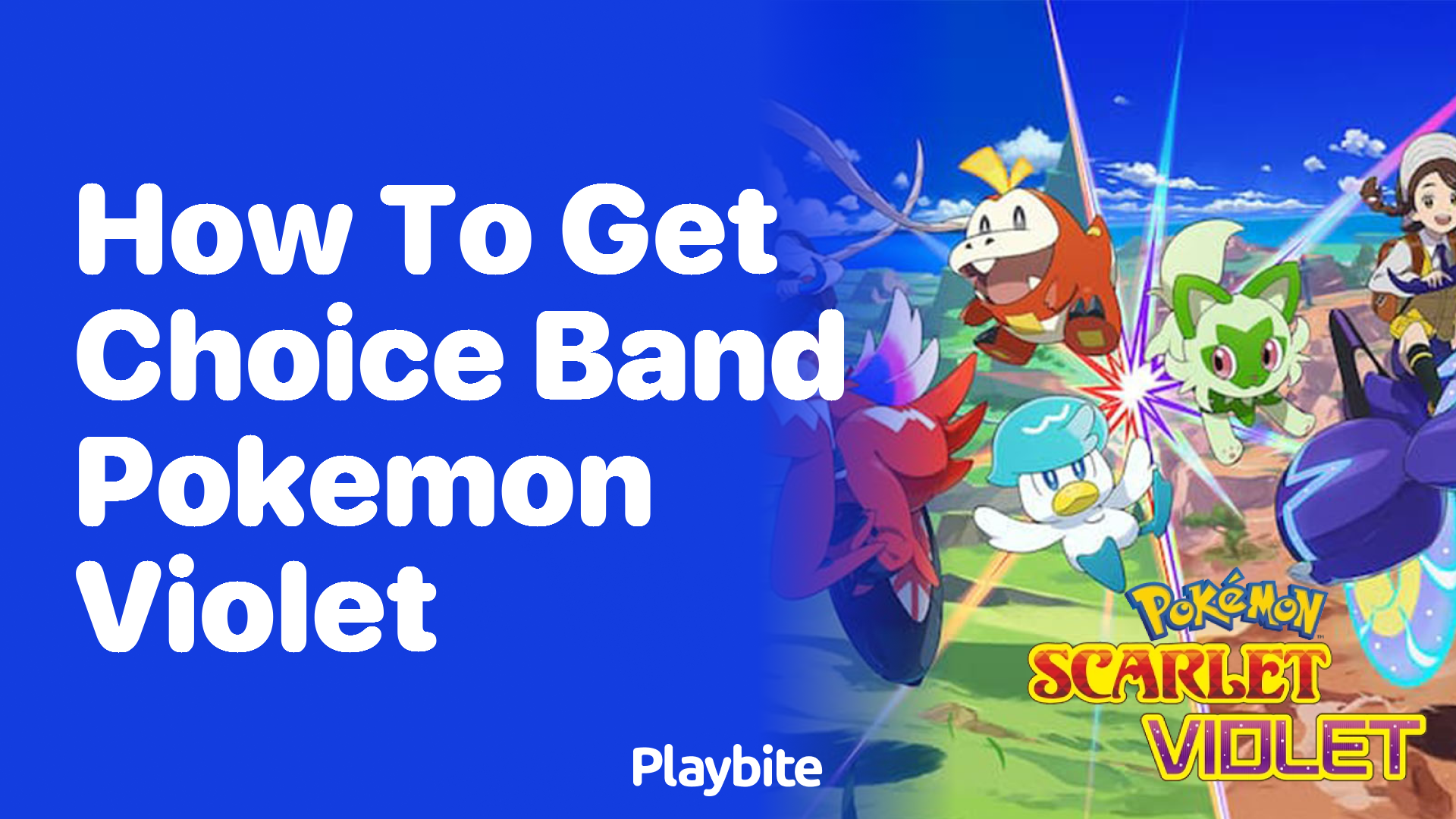 How to Get Choice Band in Pokemon Violet - Playbite