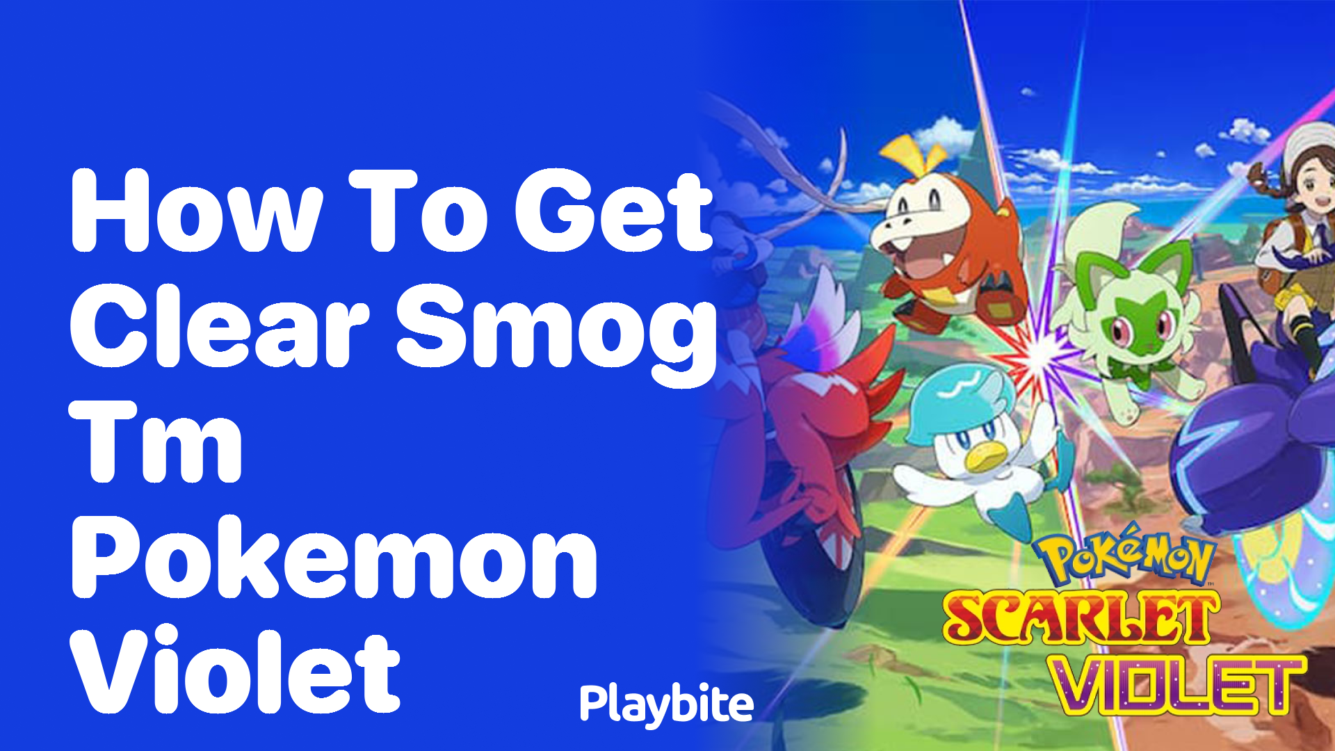 How to get the Clear Smog TM in Pokemon Violet - Playbite