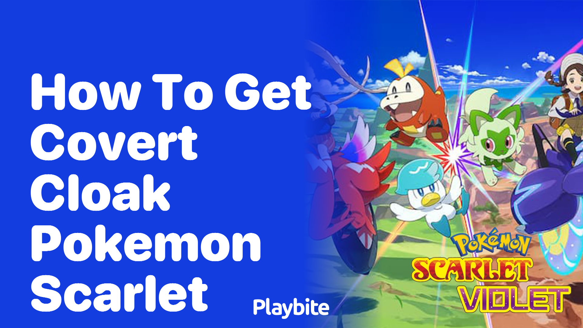 How to Get Covert Cloak in Pokemon Scarlet - Playbite