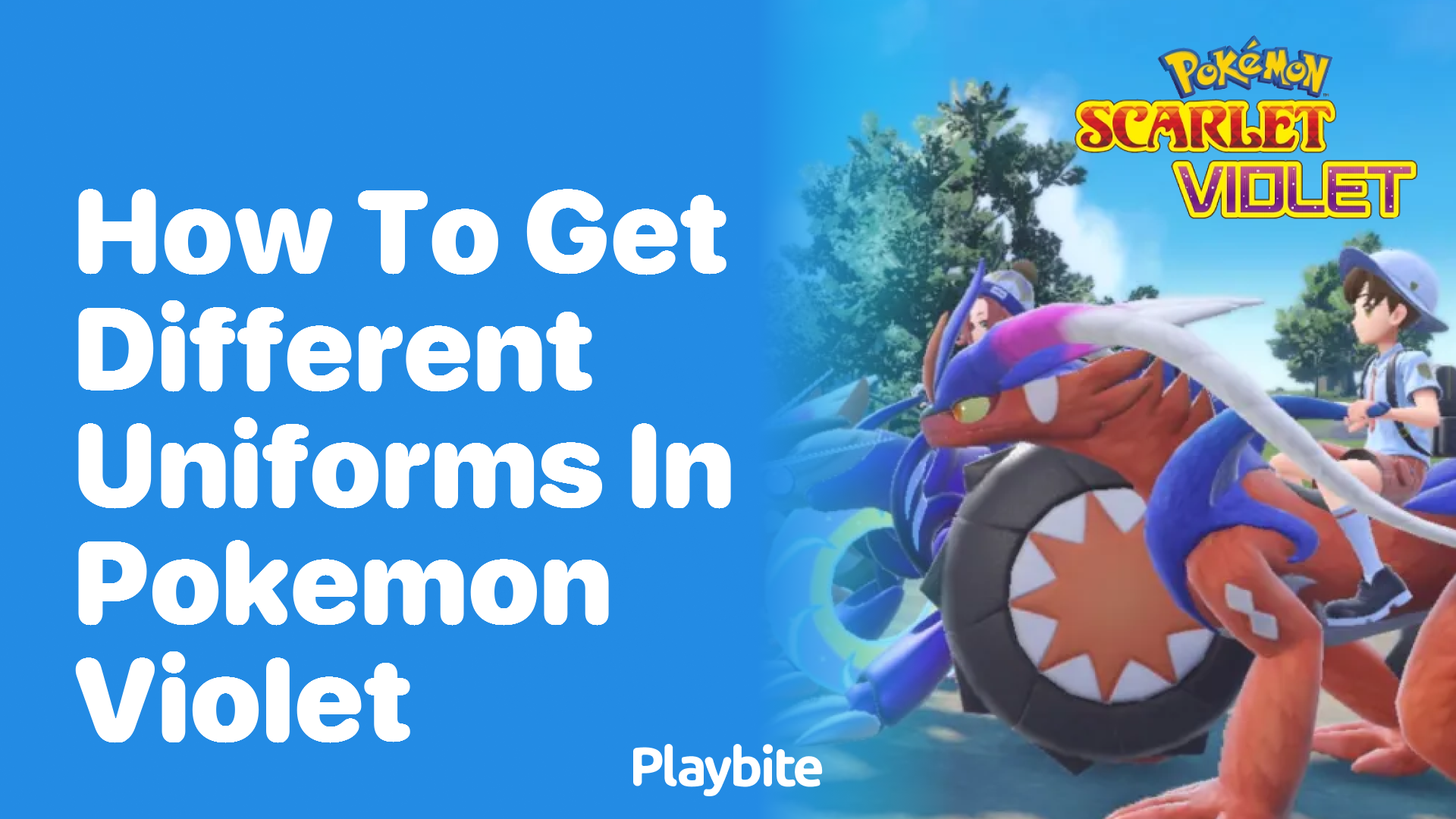 How to Get Different Uniforms in Pokemon Violet - Playbite