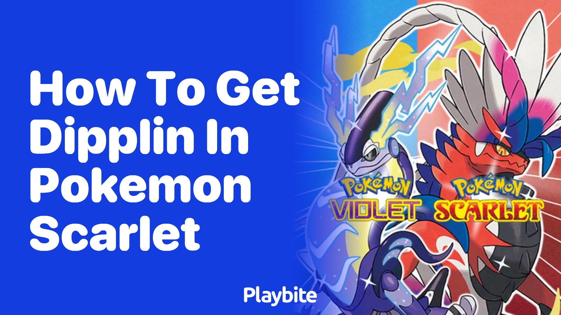 How to Get Dipplin in Pokemon Scarlet - Playbite