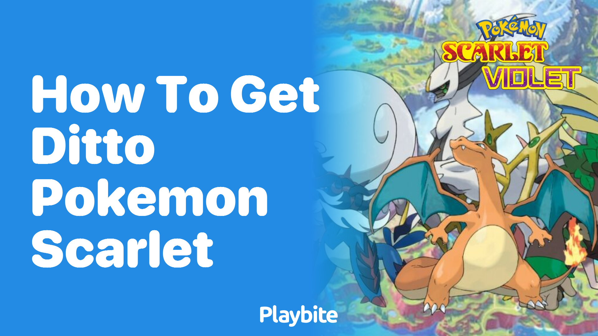 How to get Ditto in Pokémon Scarlet - Playbite