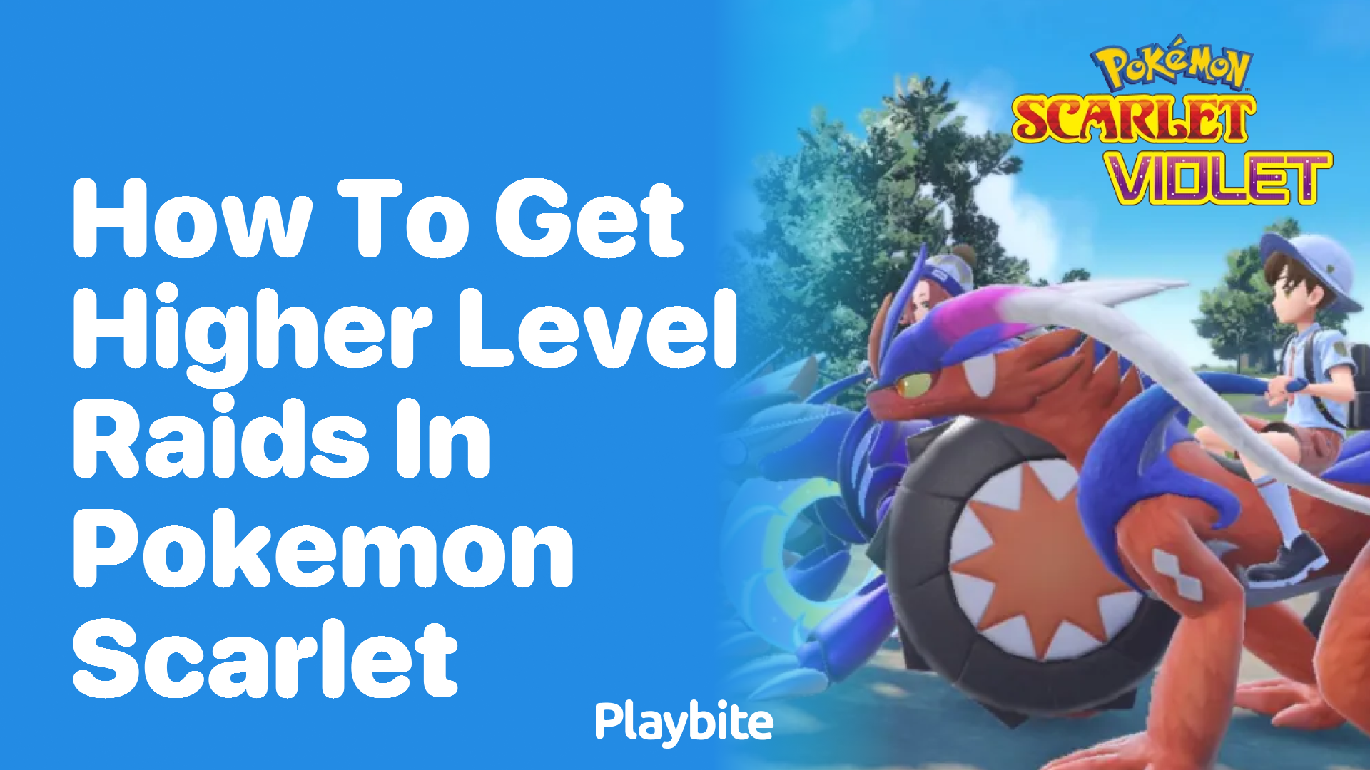 How to get higher level raids in Pokemon Scarlet - Playbite