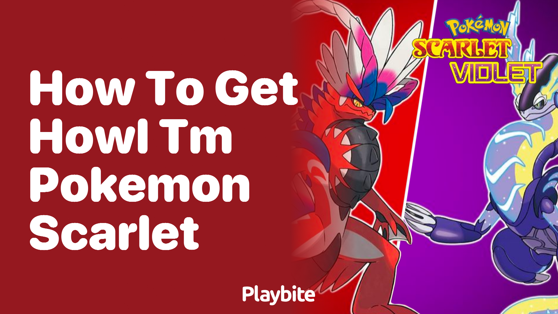 How to get the Howl TM in Pokemon Scarlet - Playbite