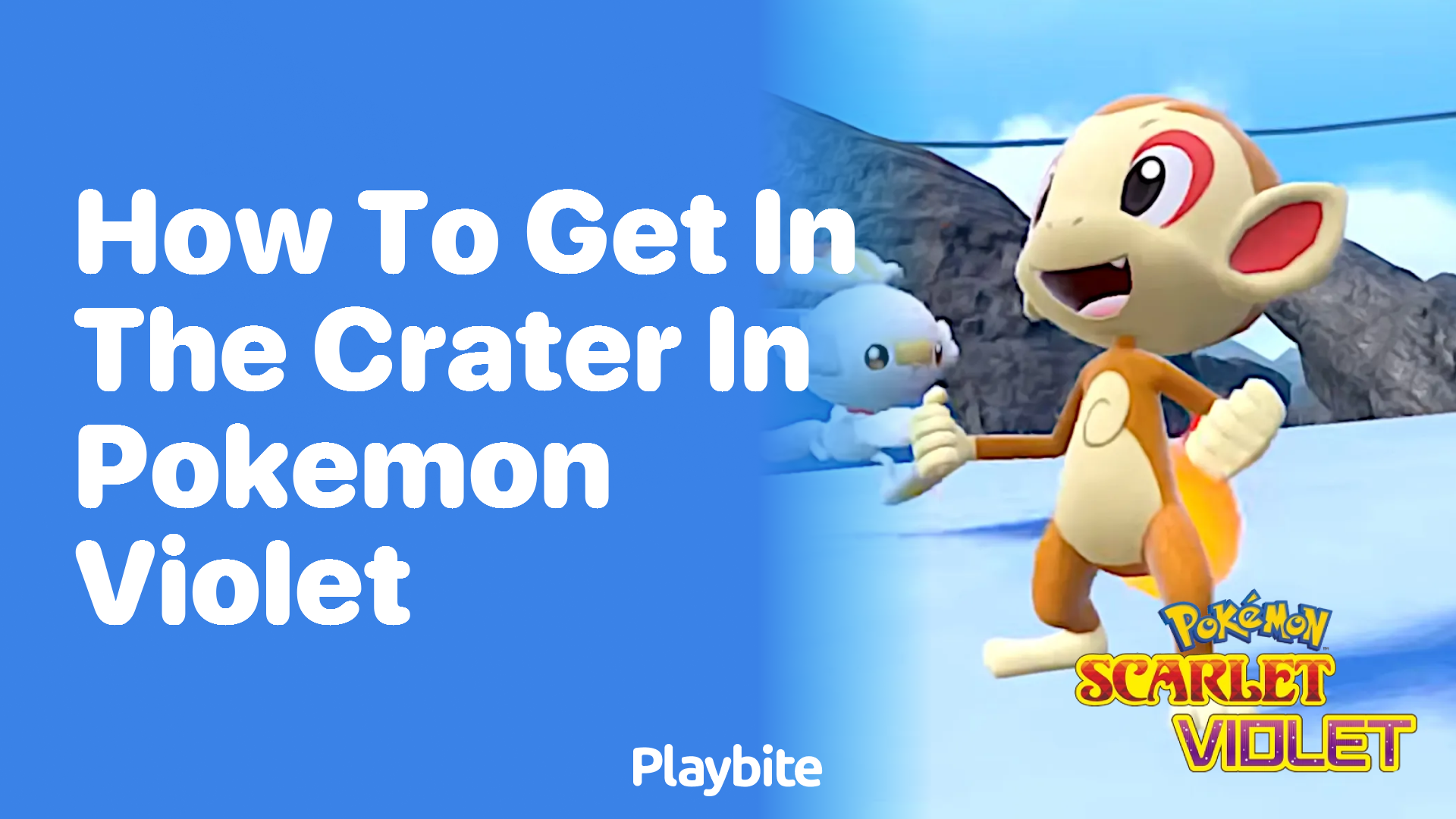 How to get in the crater in Pokemon Violet - Playbite