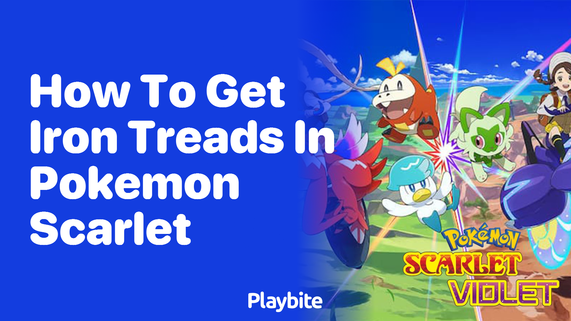 How to Get Iron Treads in Pokemon Scarlet - Playbite