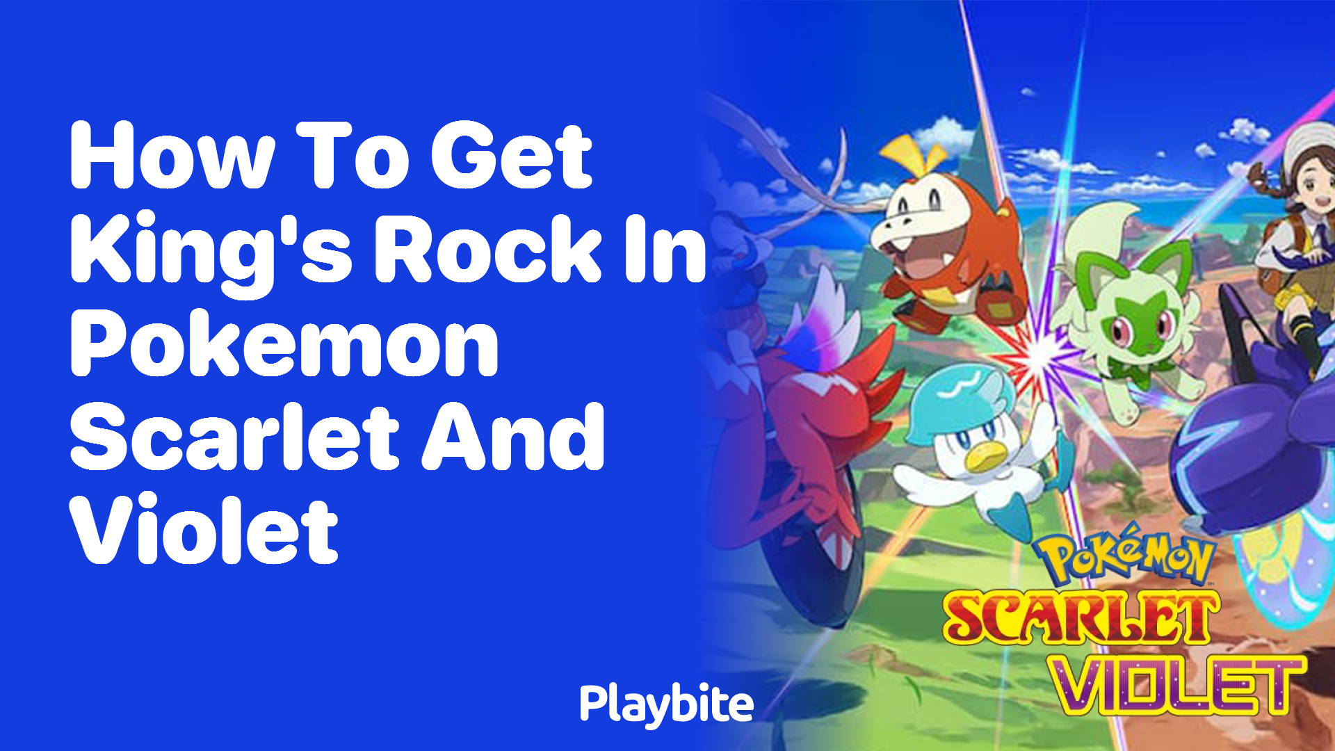 How to get King's Rock in Pokemon Scarlet and Violet - Playbite