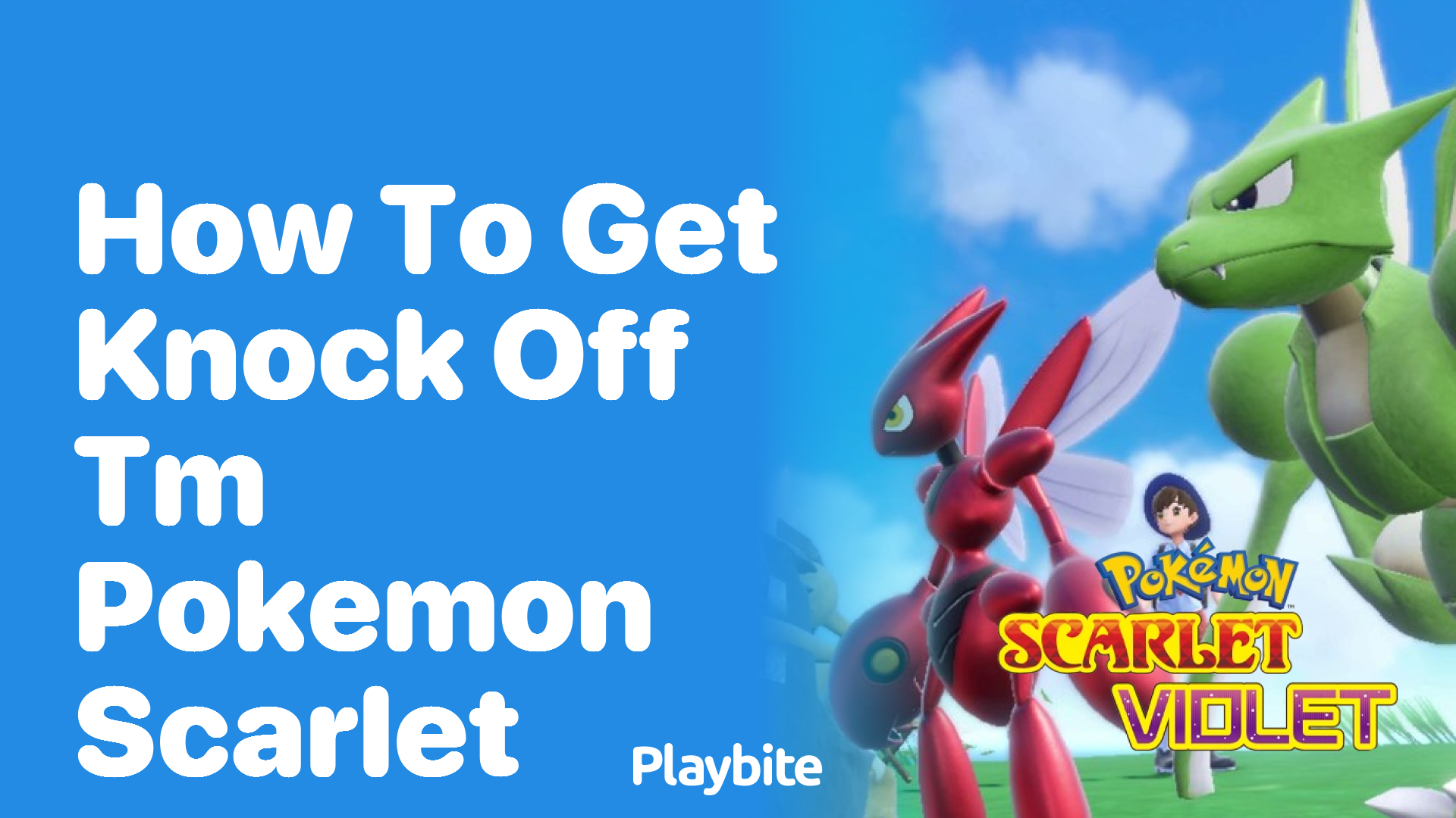 How to Get Knock Off TM in Pokemon Scarlet - Playbite